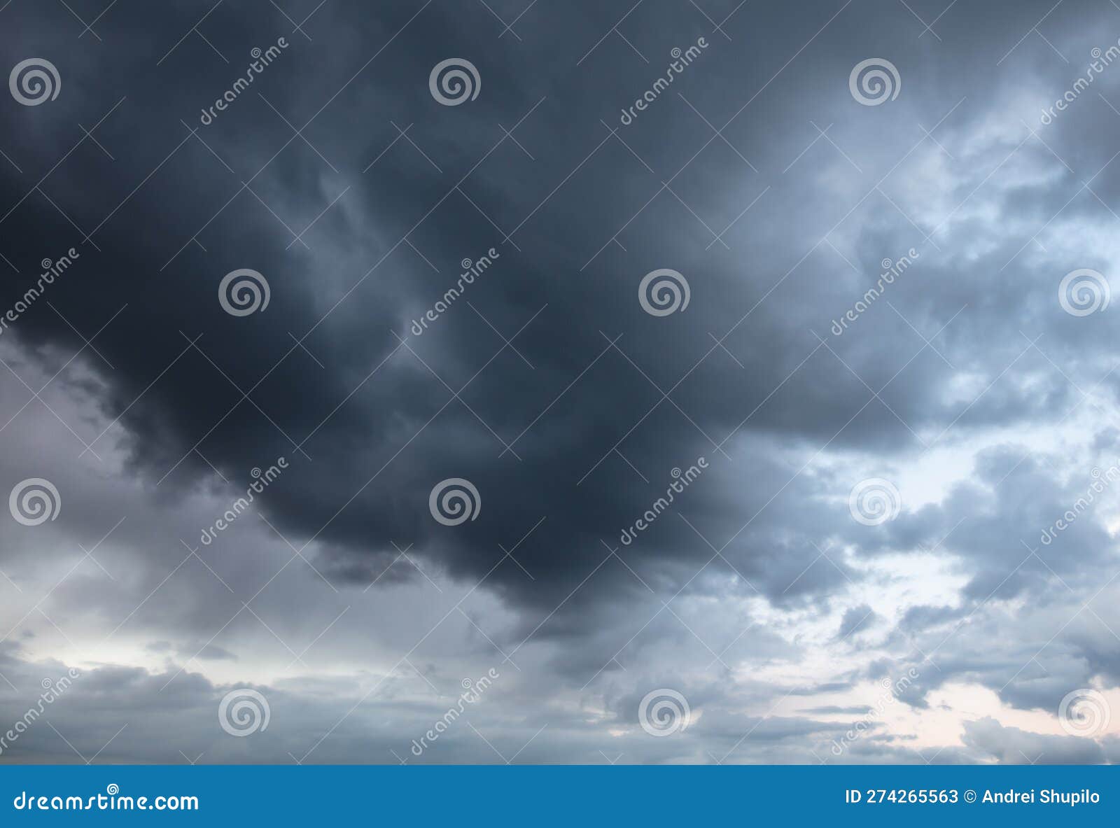 Rain Clouds at Sunset As Background Stock Image - Image of meteorology ...