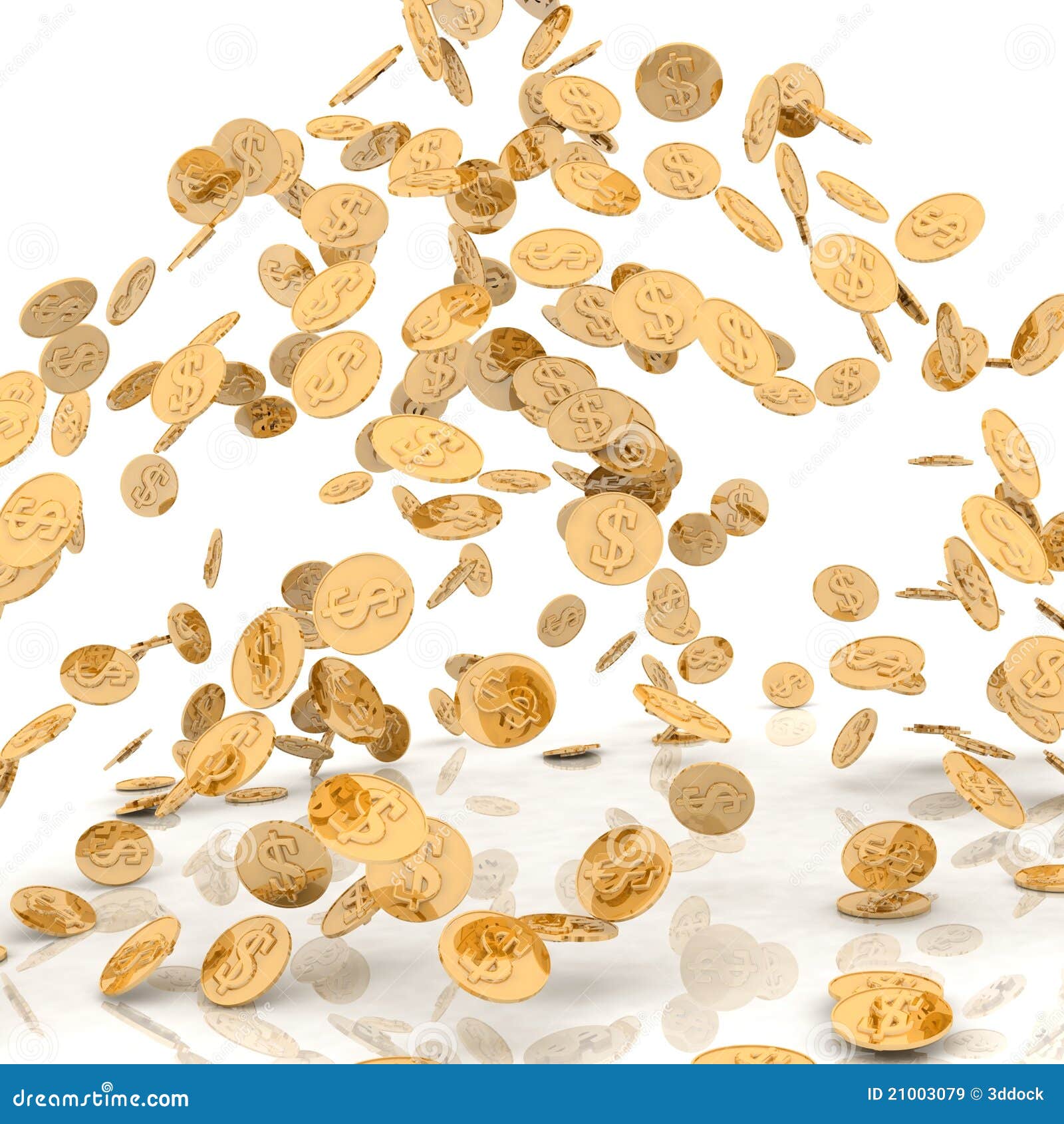 Rain from coins stock illustration. Illustration of cash - 21003079