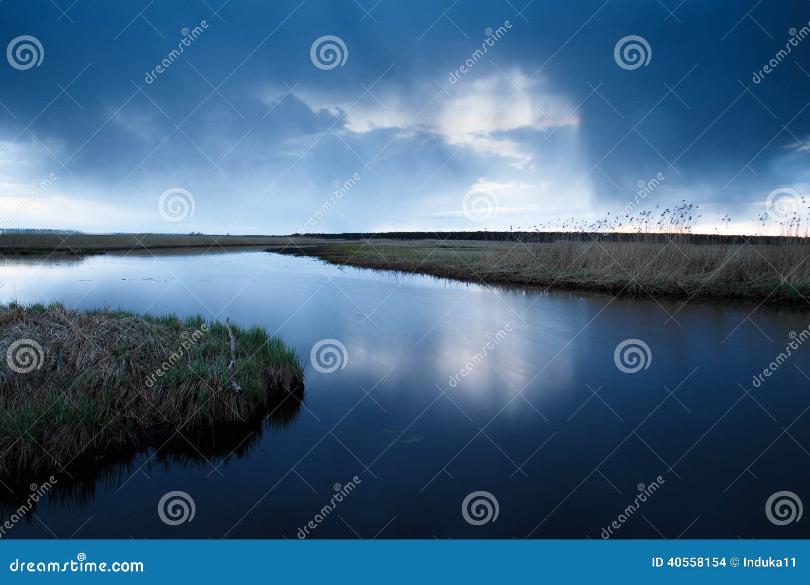 Rain is coming stock photo. Image of nimbus, evening - 40558154