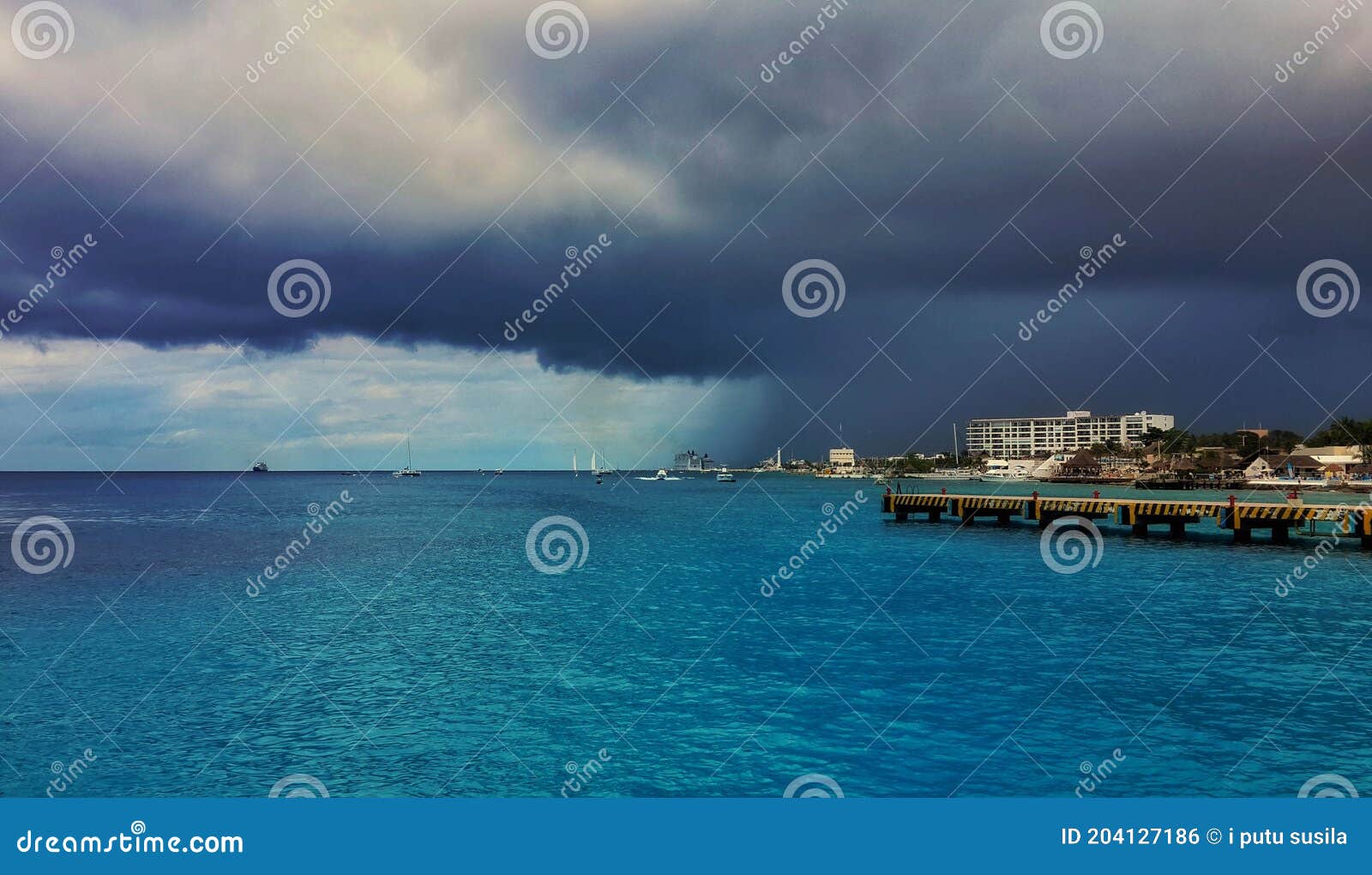 When the rain is coming stock photo. Image of coming - 204127186