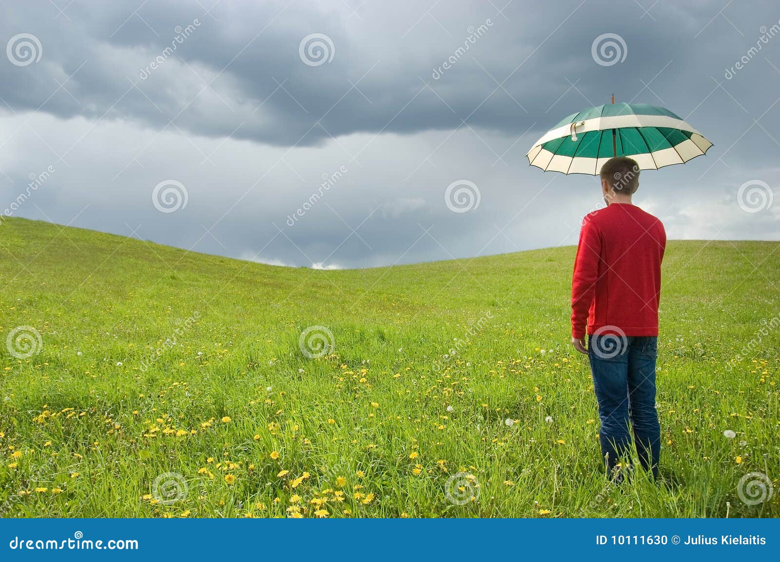 Rain conception stock photo. Image of person, freedom - 10111630