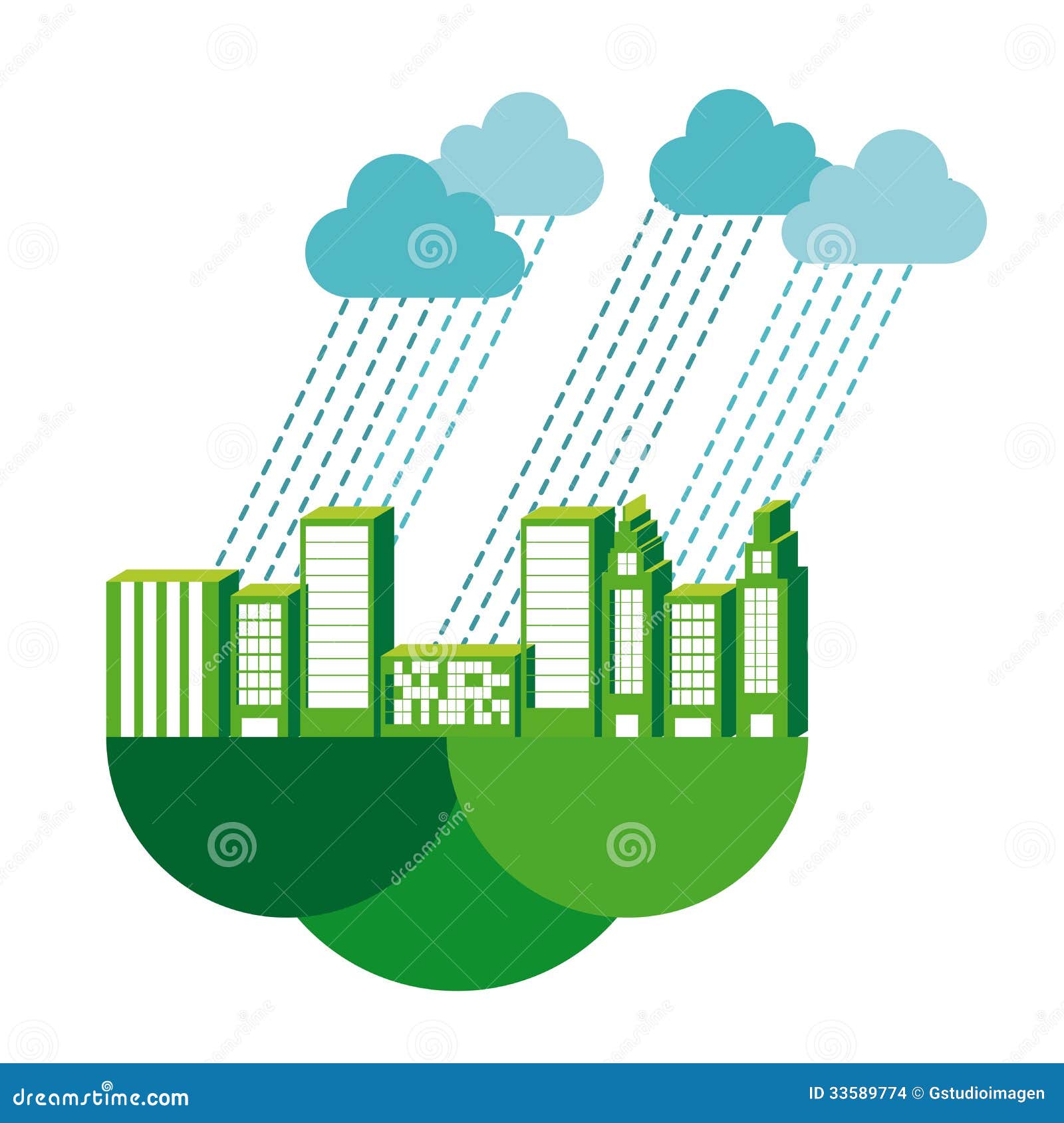 Rain design stock illustration. Illustration of plant - 33589774