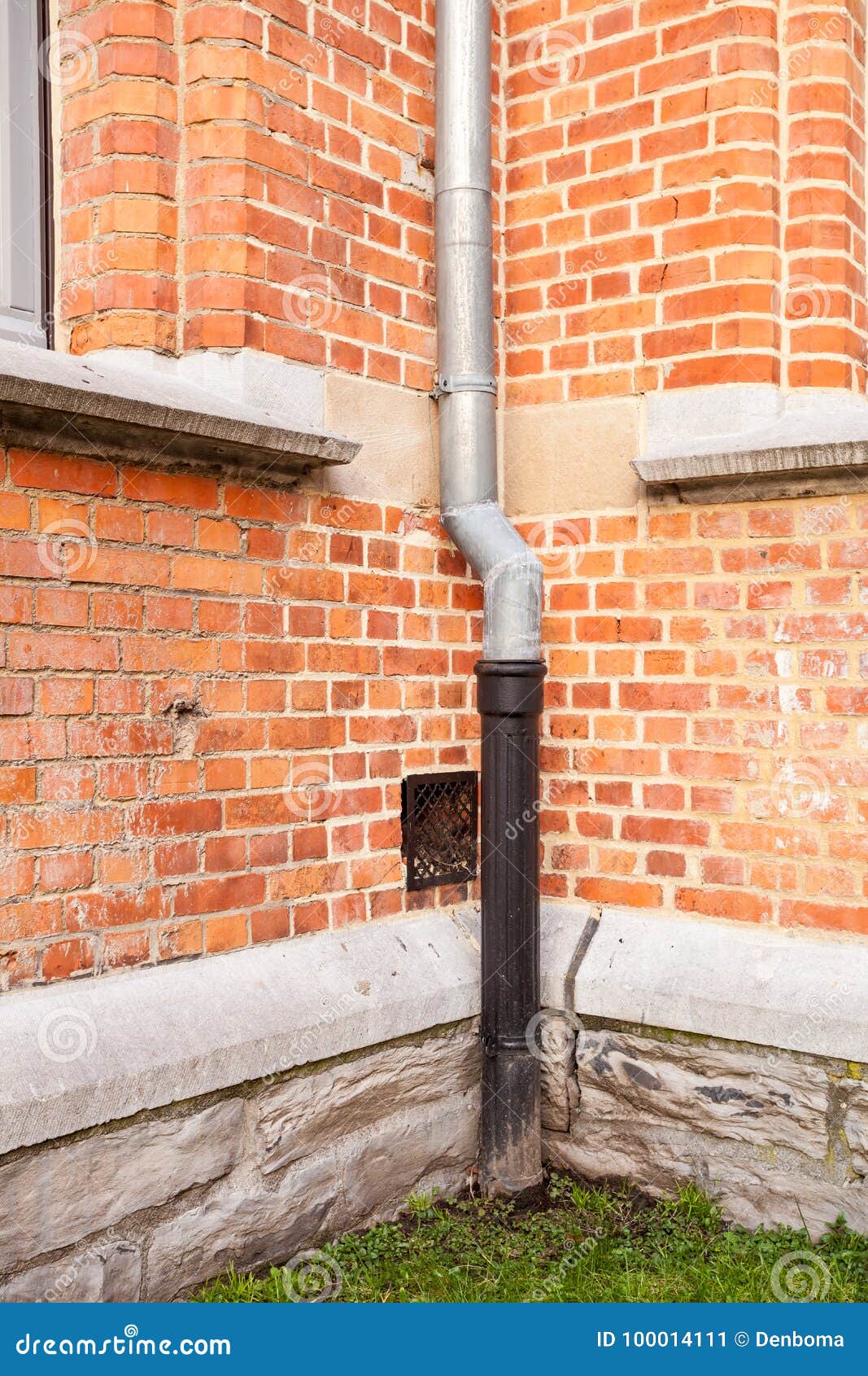 An rain drain stock image. Image of electricity, gutters - 100014111
