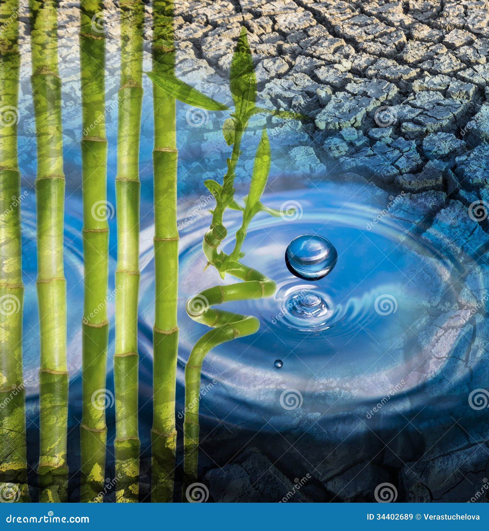 Rain drop and dry earth stock image. Image of dehydrated - 34402689