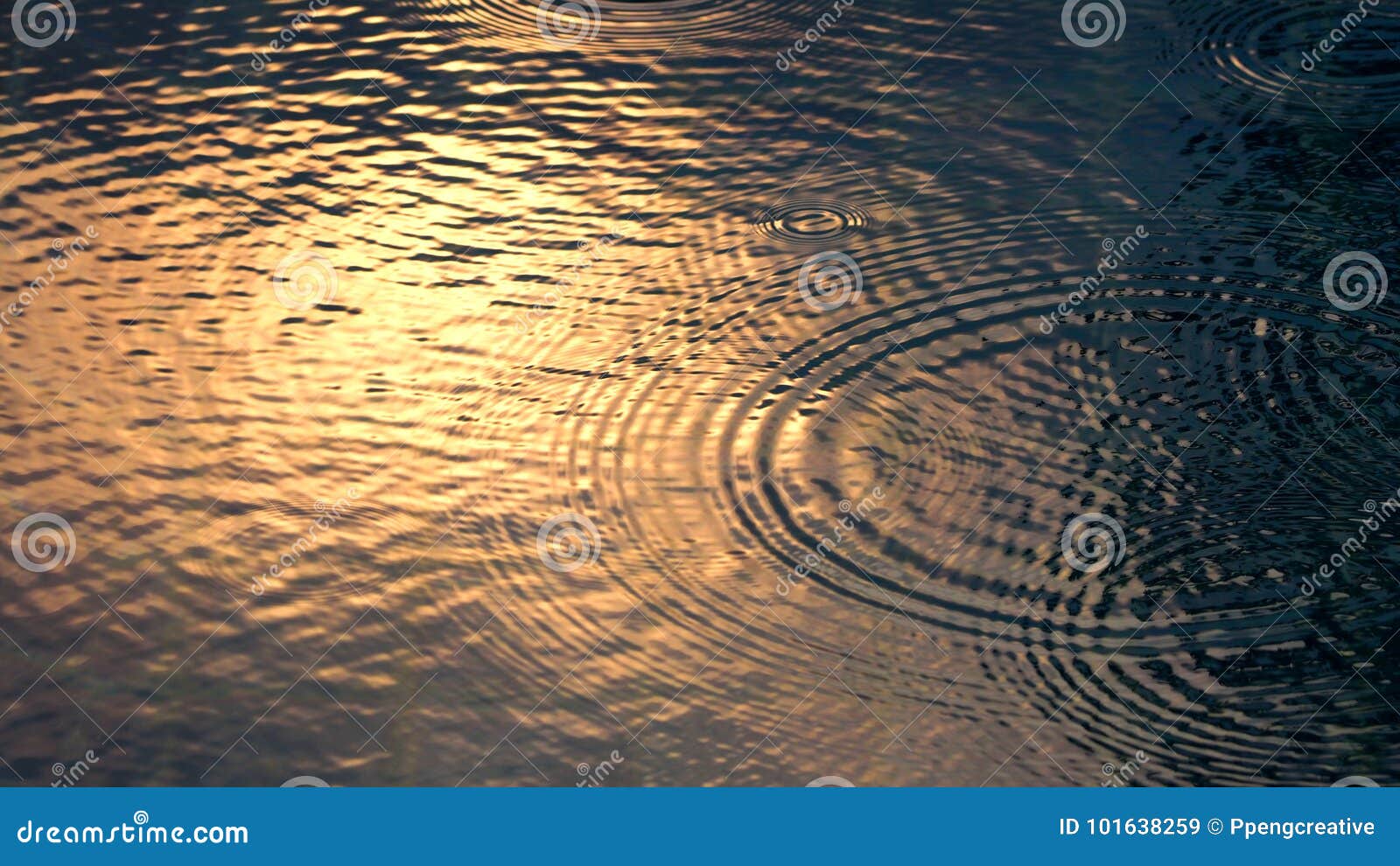 Rain Drop Falling on Swiming Pool. Stock Image - Image of droplet ...