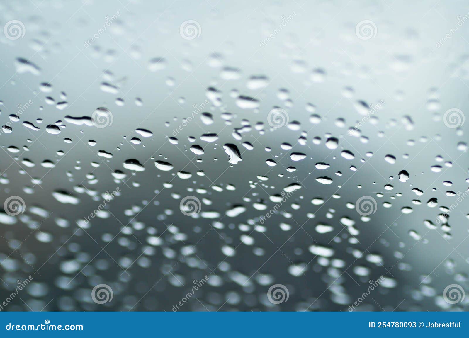 Rain Drop on the Glass, Rain Drop on Windshield or Rain Drop on the Car ...