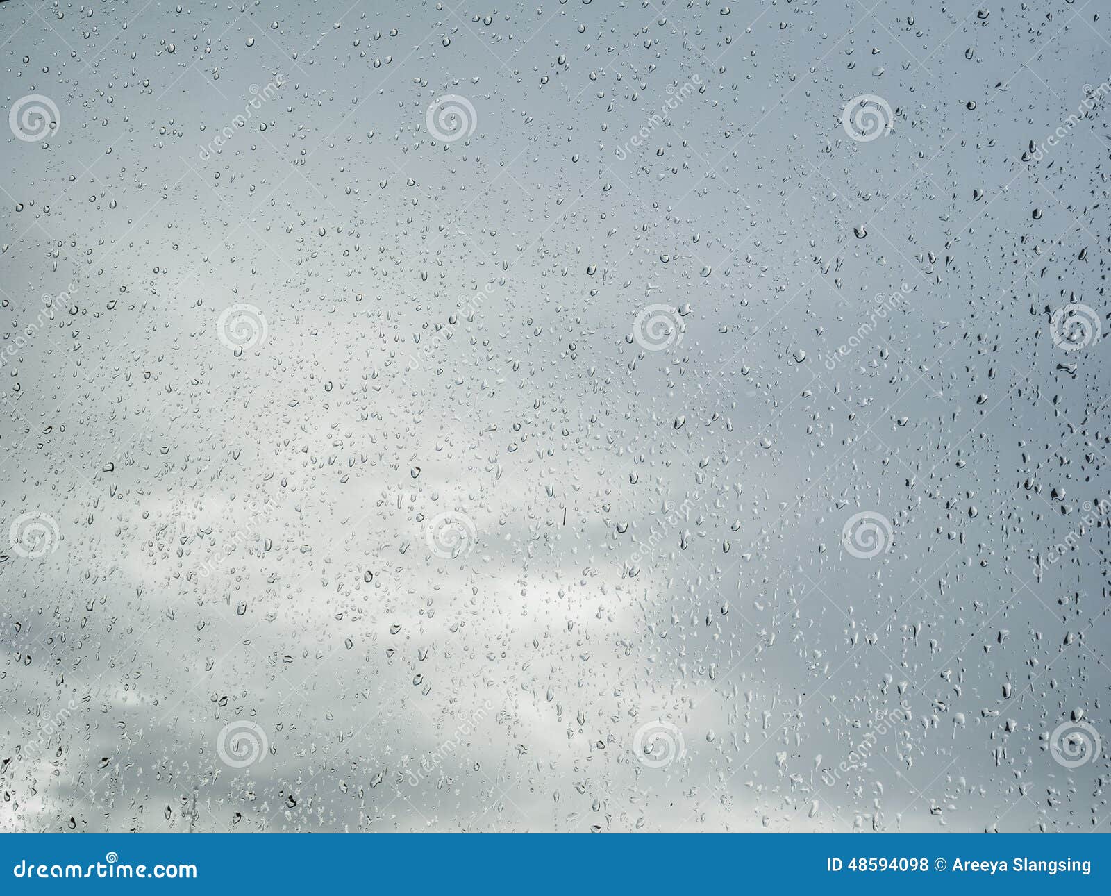 Rain drop on window glass stock photo. Image of liquid - 48594098