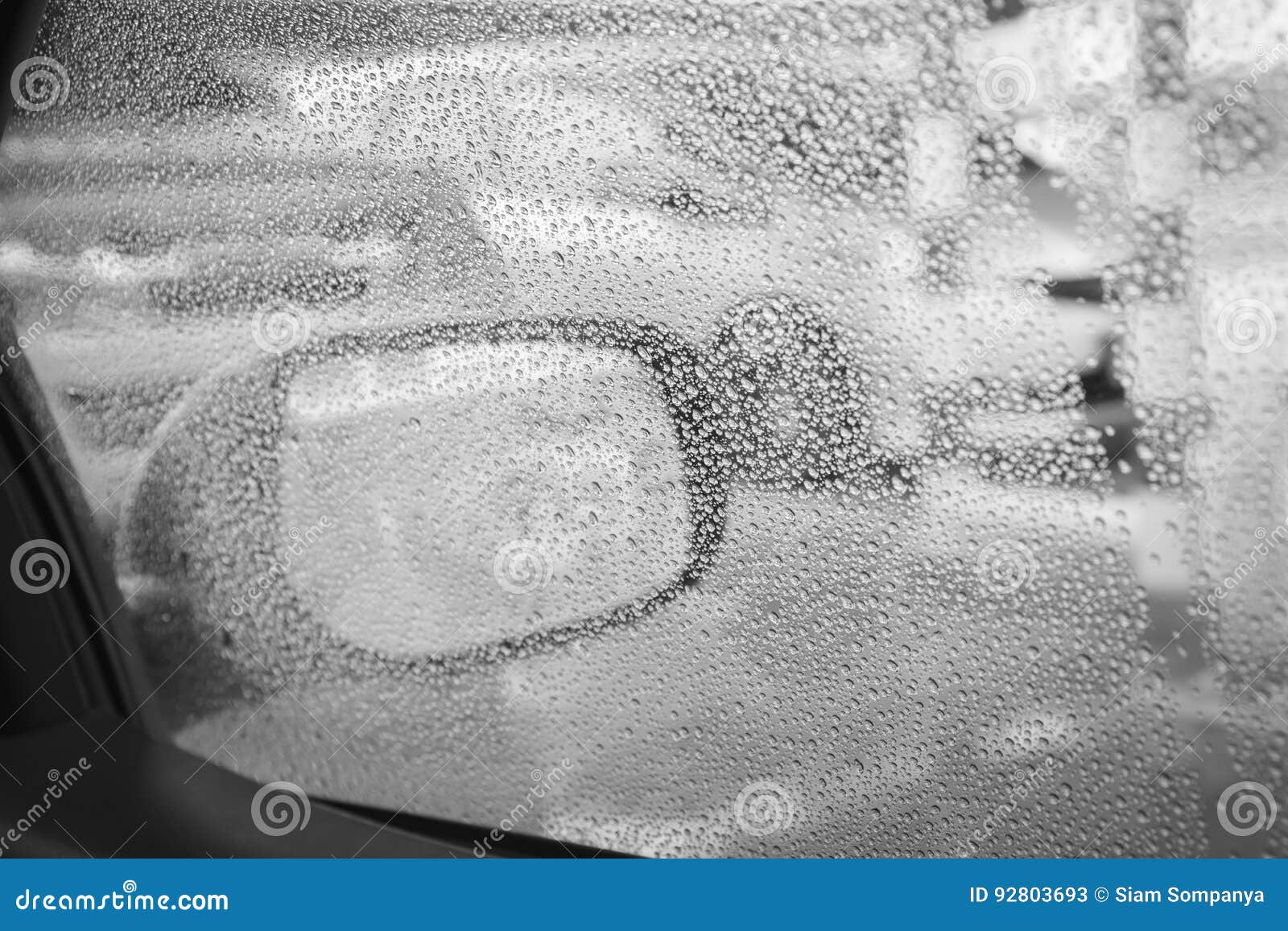 Rain Droplets on Car Windshield Stock Image - Image of raindrop ...