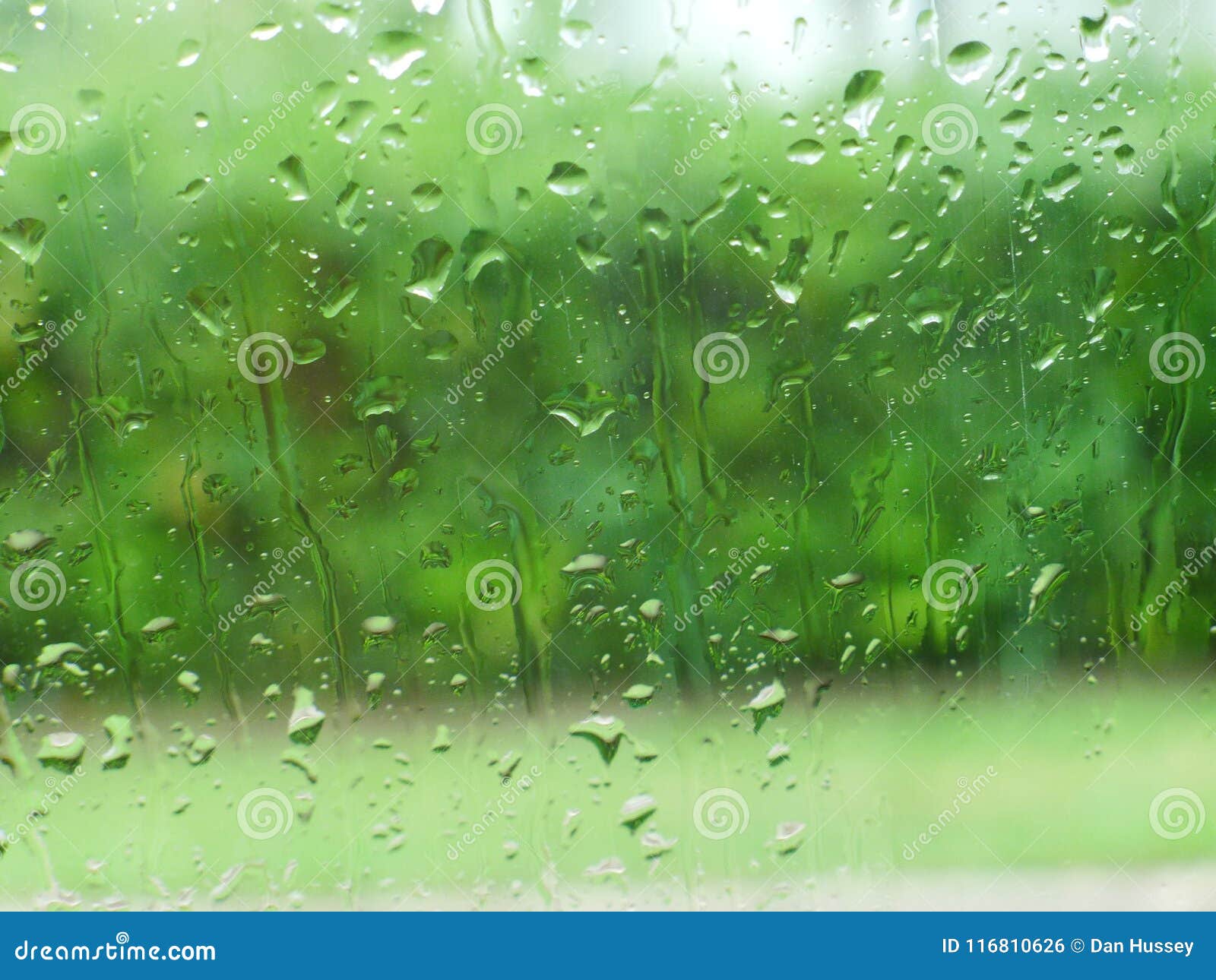 Rain Droplets Running Down a Window Closeup Stock Photo - Image of ...