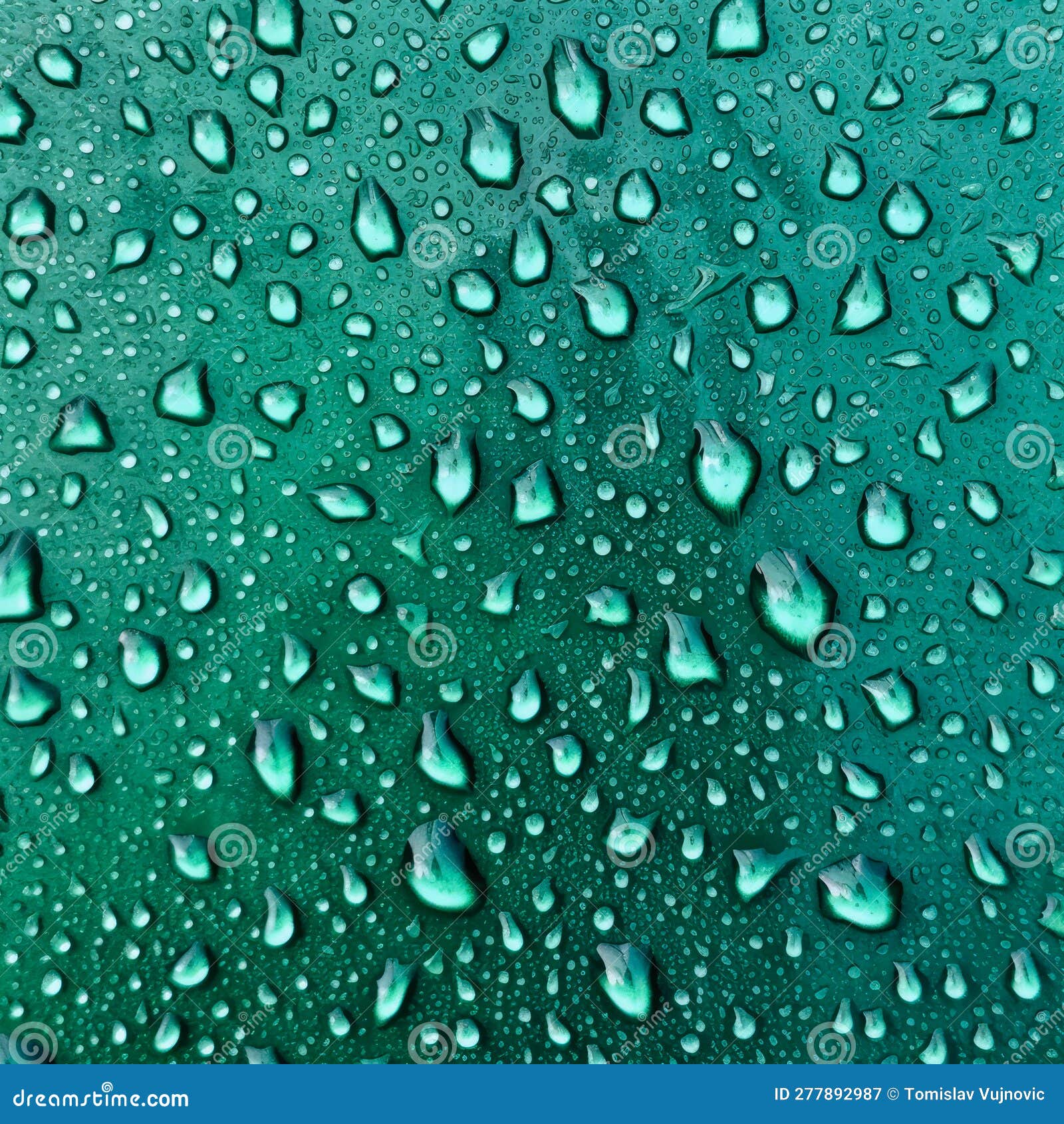Rain Droplets On A Smooth Surface Texture. Royalty-Free Stock ...