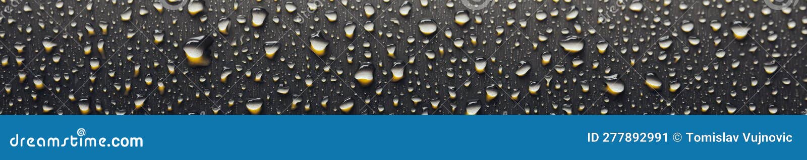 Rain Droplets on a Smooth Surface Texture. Stock Image - Image of clear ...