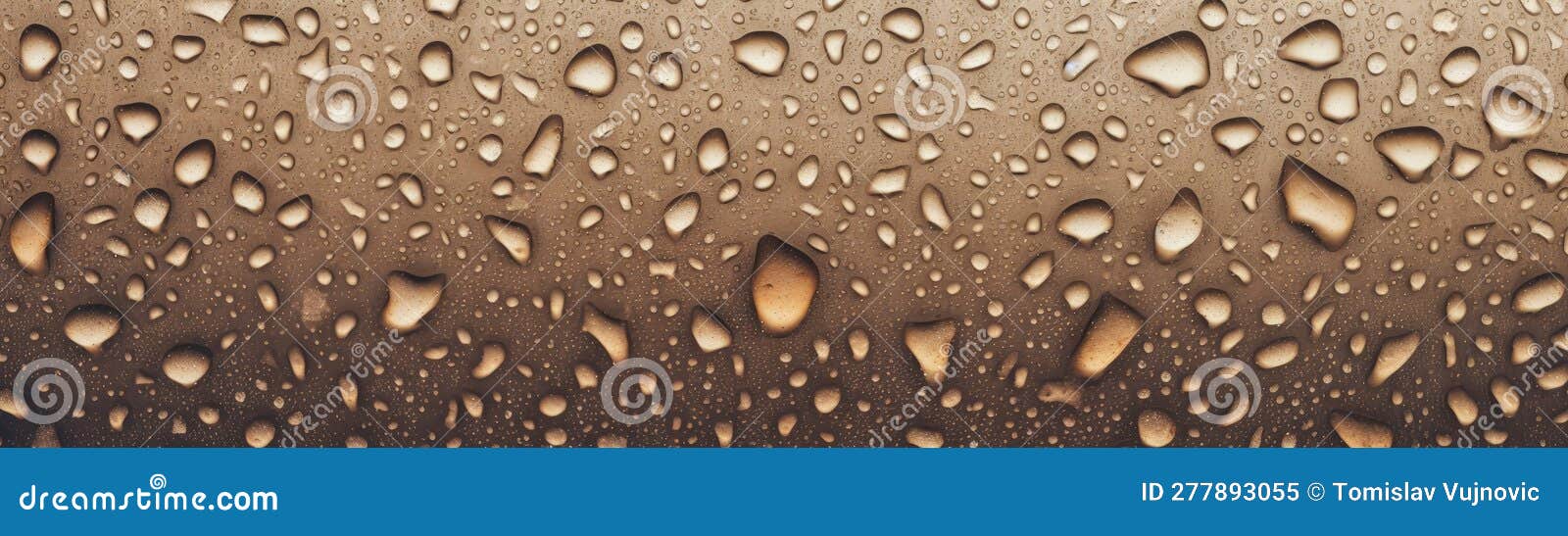 Rain Droplets on a Smooth Surface Texture. Stock Image - Image of green ...