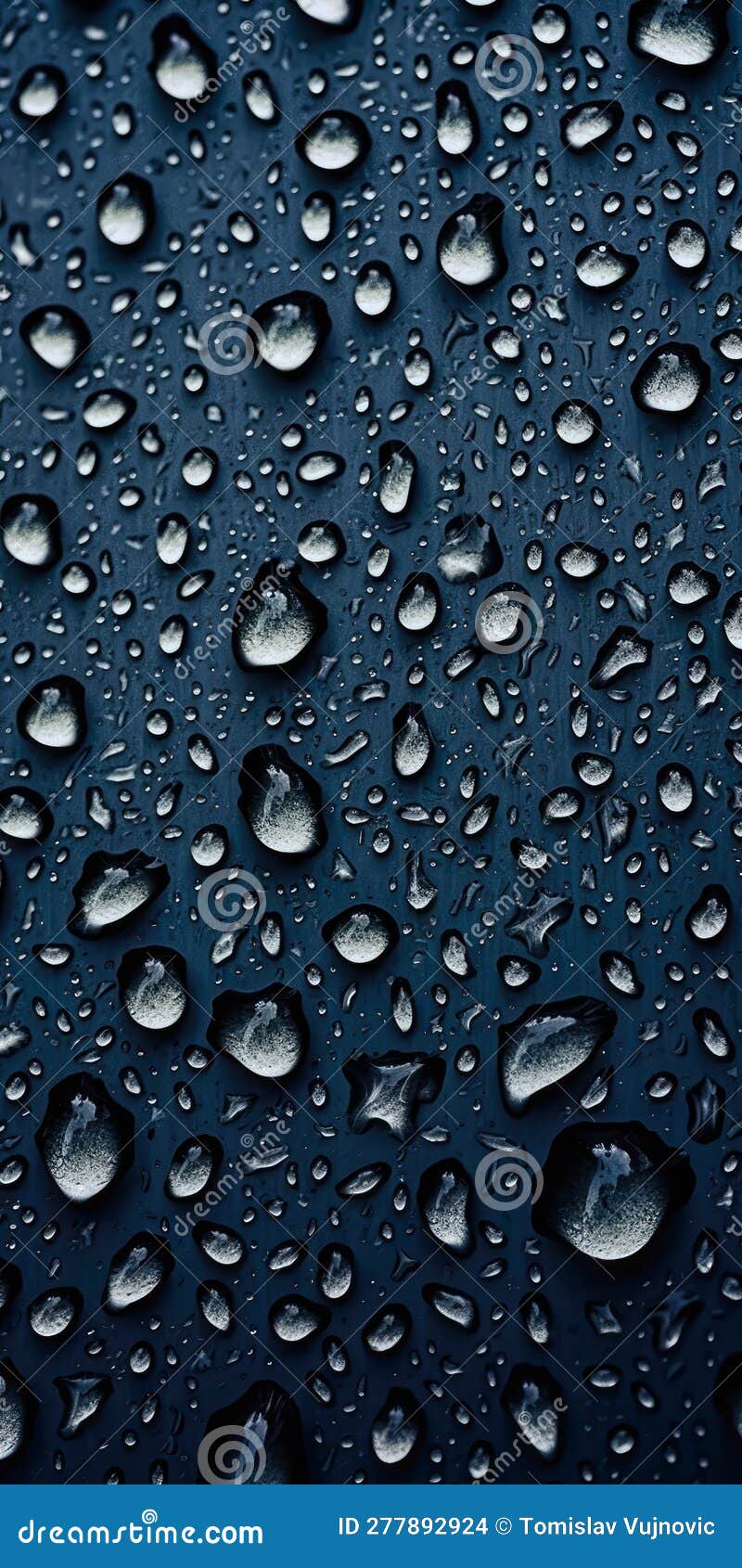 Rain Droplets on a Smooth Surface Texture. Stock Photo - Image of petal ...