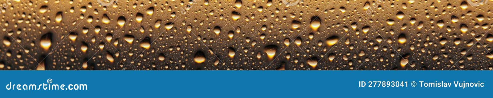 Rain Droplets on a Smooth Surface Texture. Stock Image - Image of ...