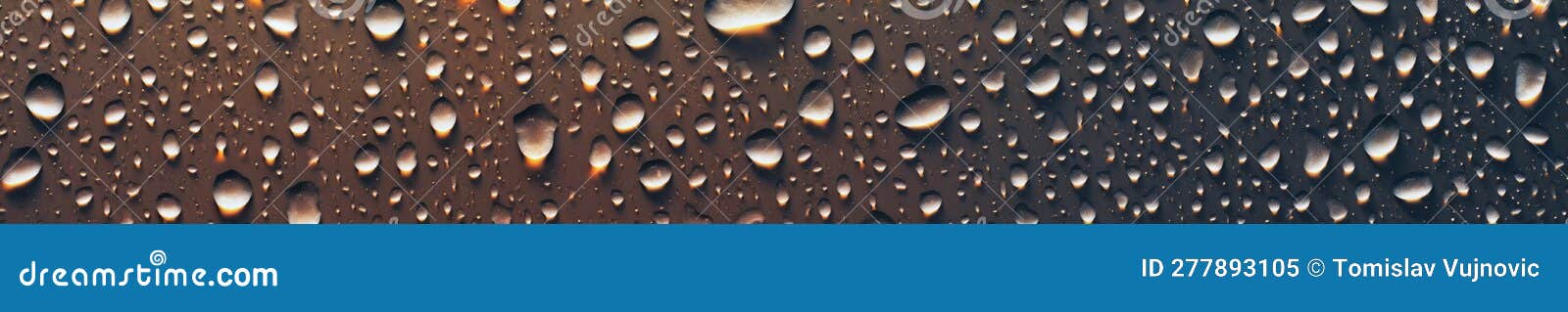 Rain Droplets on a Smooth Surface Texture. Stock Image - Image of ...
