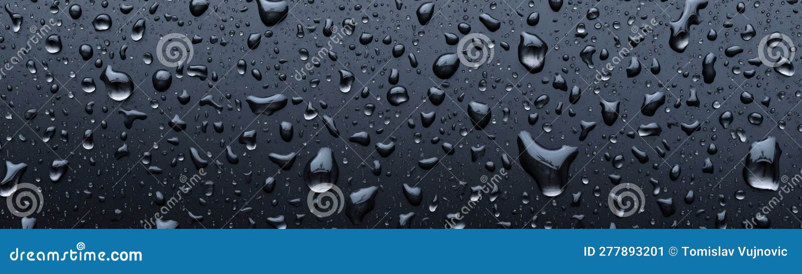 Rain Droplets on a Smooth Surface Texture. Stock Image - Image of petal ...