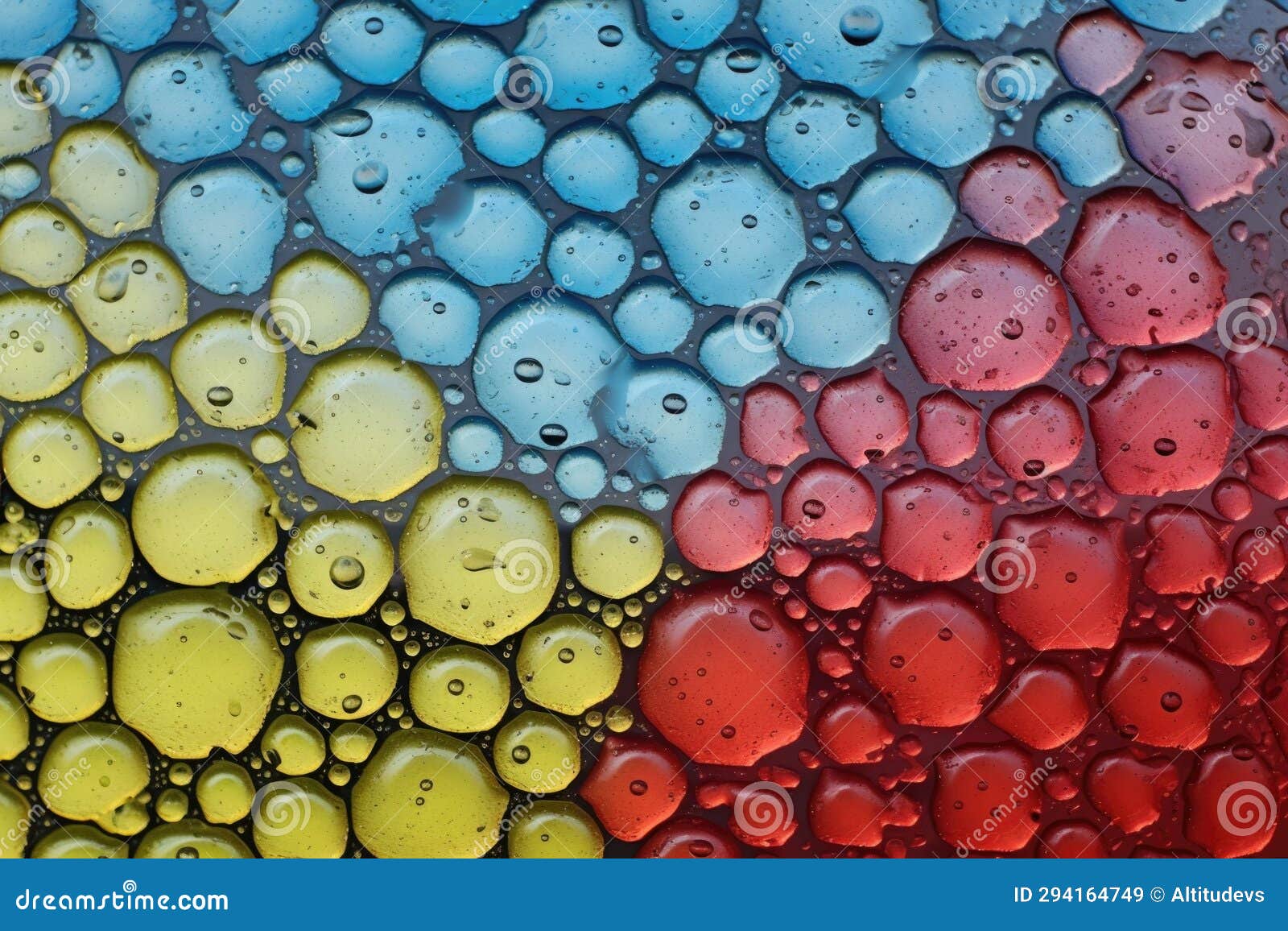 Rain Droplets on a Stained Glass Window Stock Illustration ...
