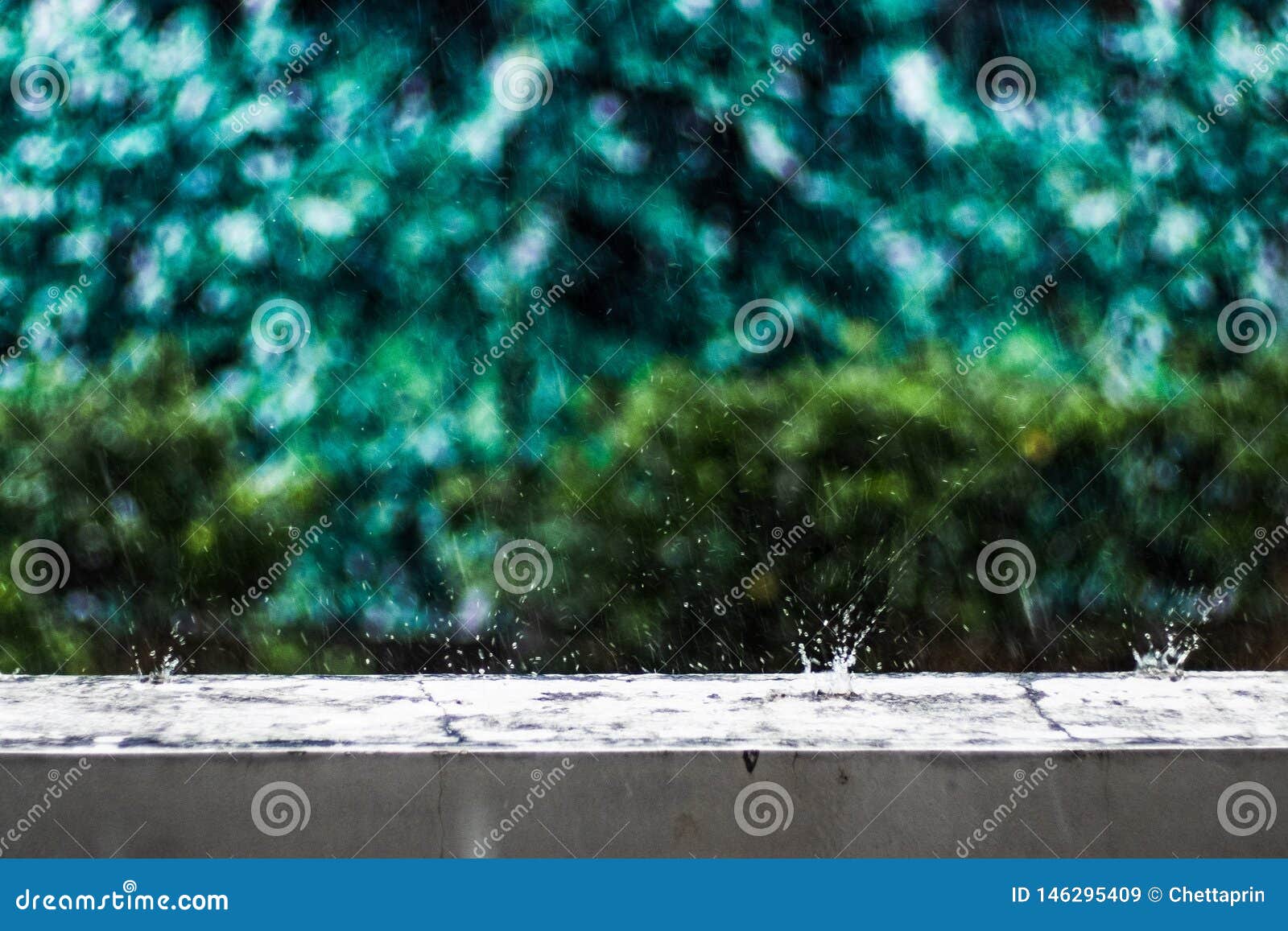 Rain Dropping Onto the Wall Stock Image - Image of background, nature ...
