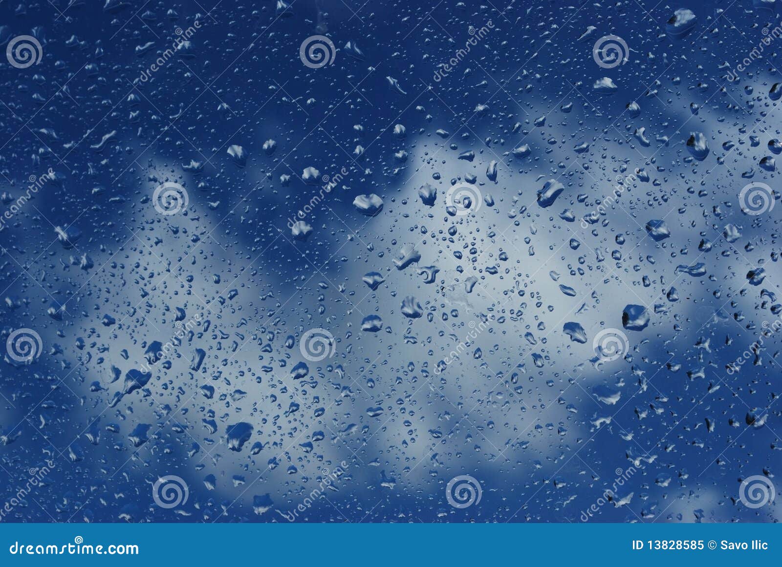 Rain drops stock image. Image of nature, abstract, background - 13828585