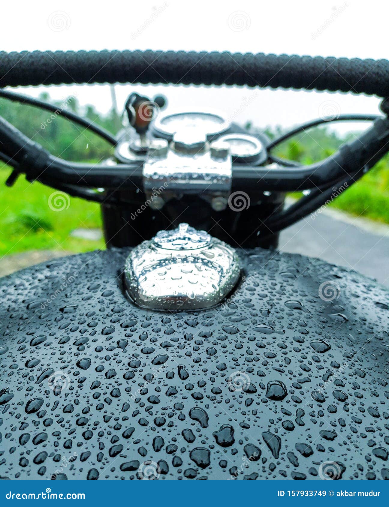 Rain Drops on Bullet Like Pattern Stock Image - Image of bullet, field ...