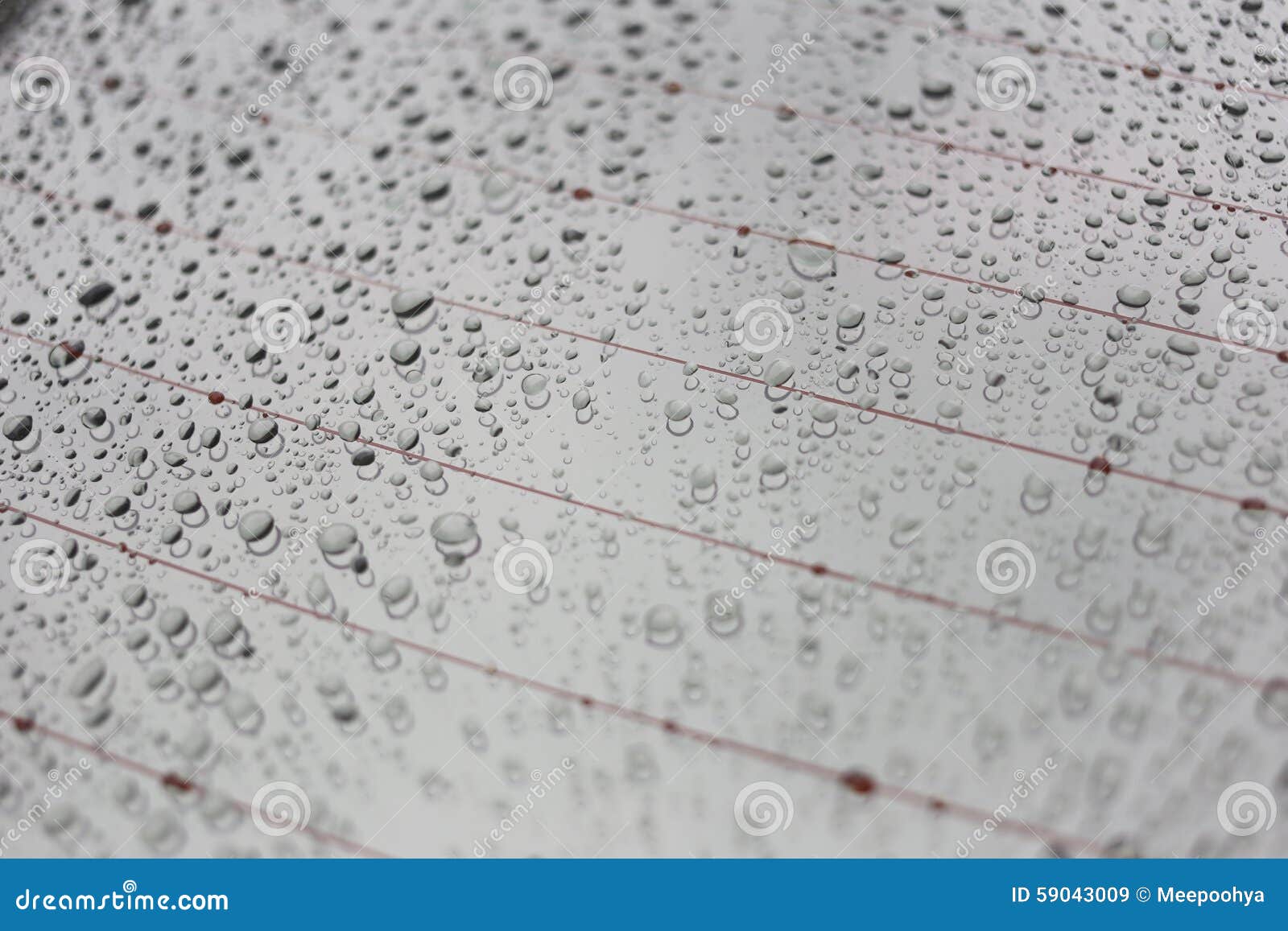 Rain Drops on Car Glass Background. Stock Image - Image of background ...