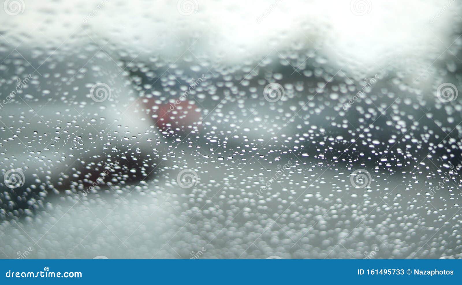 Rain Drops on a Car Windscreen Stock Image - Image of drops, water ...