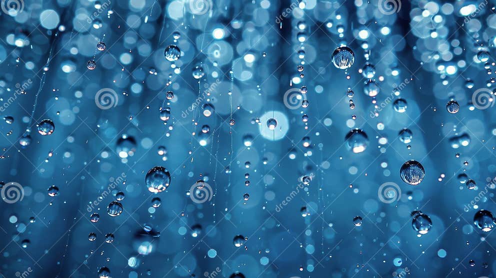 Rain Drops Falling Down on a Window Stock Image - Image of rainy ...