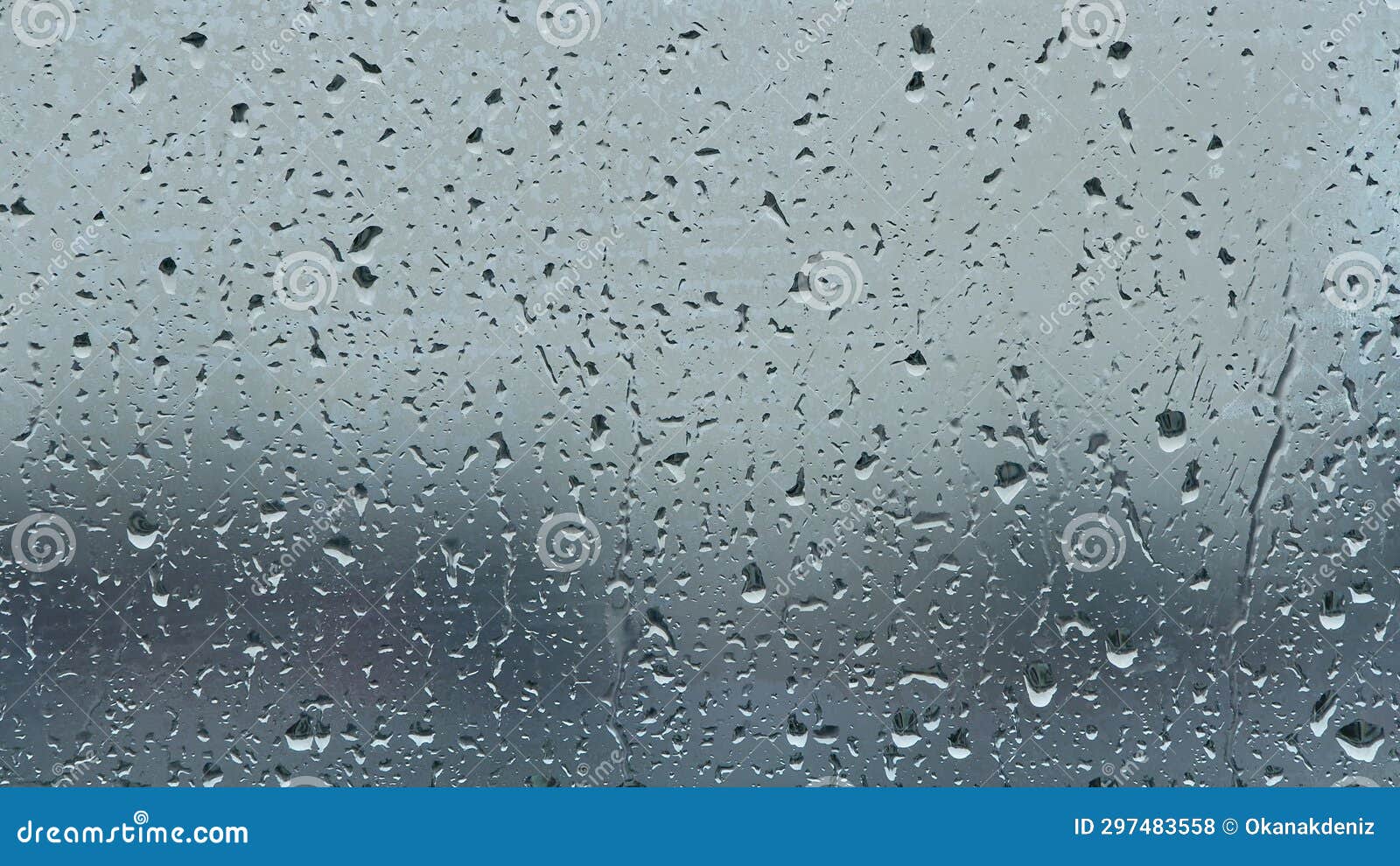 The Rain Drops on Window Glass Stock Footage - Video of horizontal ...