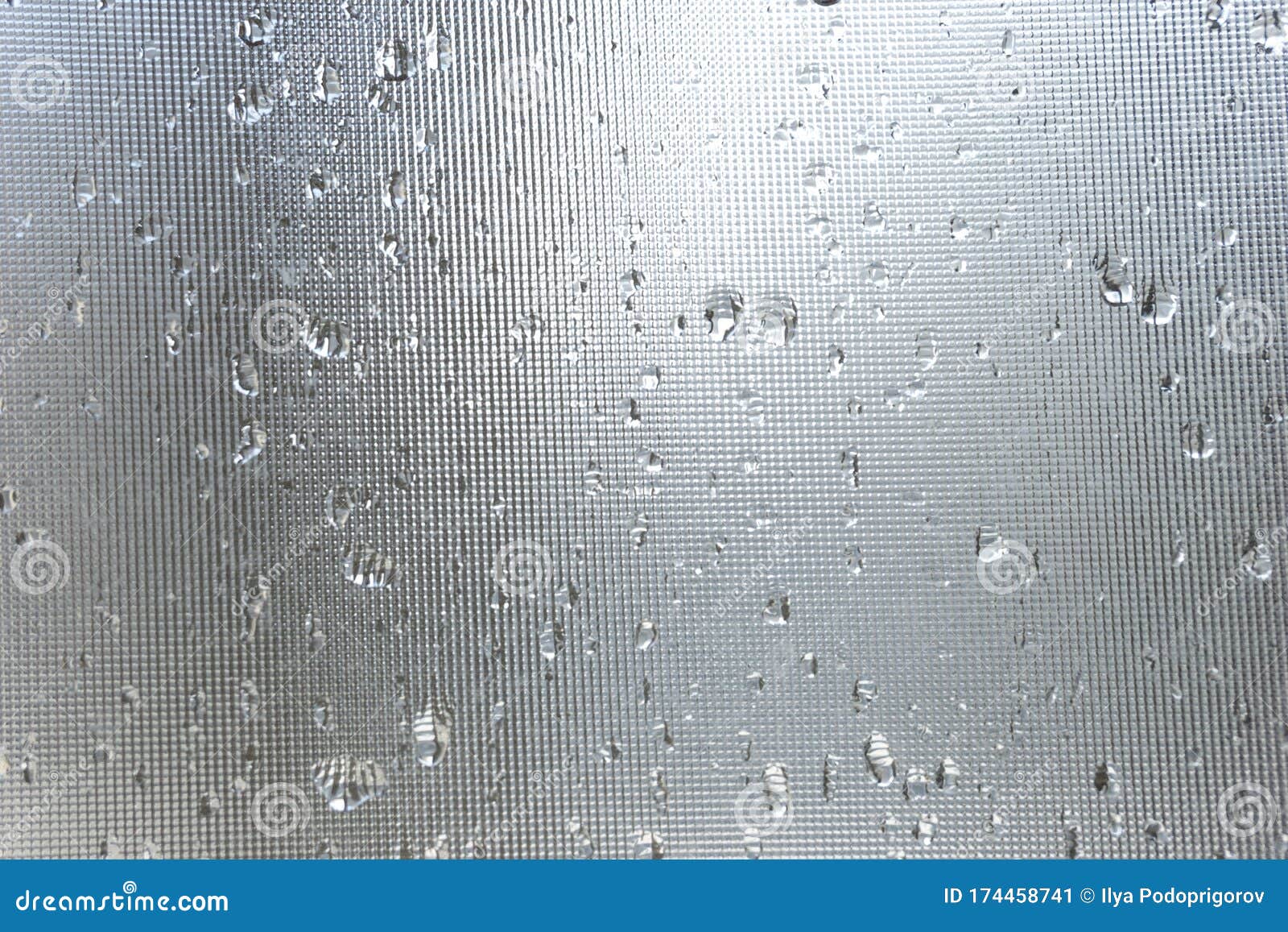 Rain Drops on the Grey Glass Background, Raindrops on Gray Glass ...