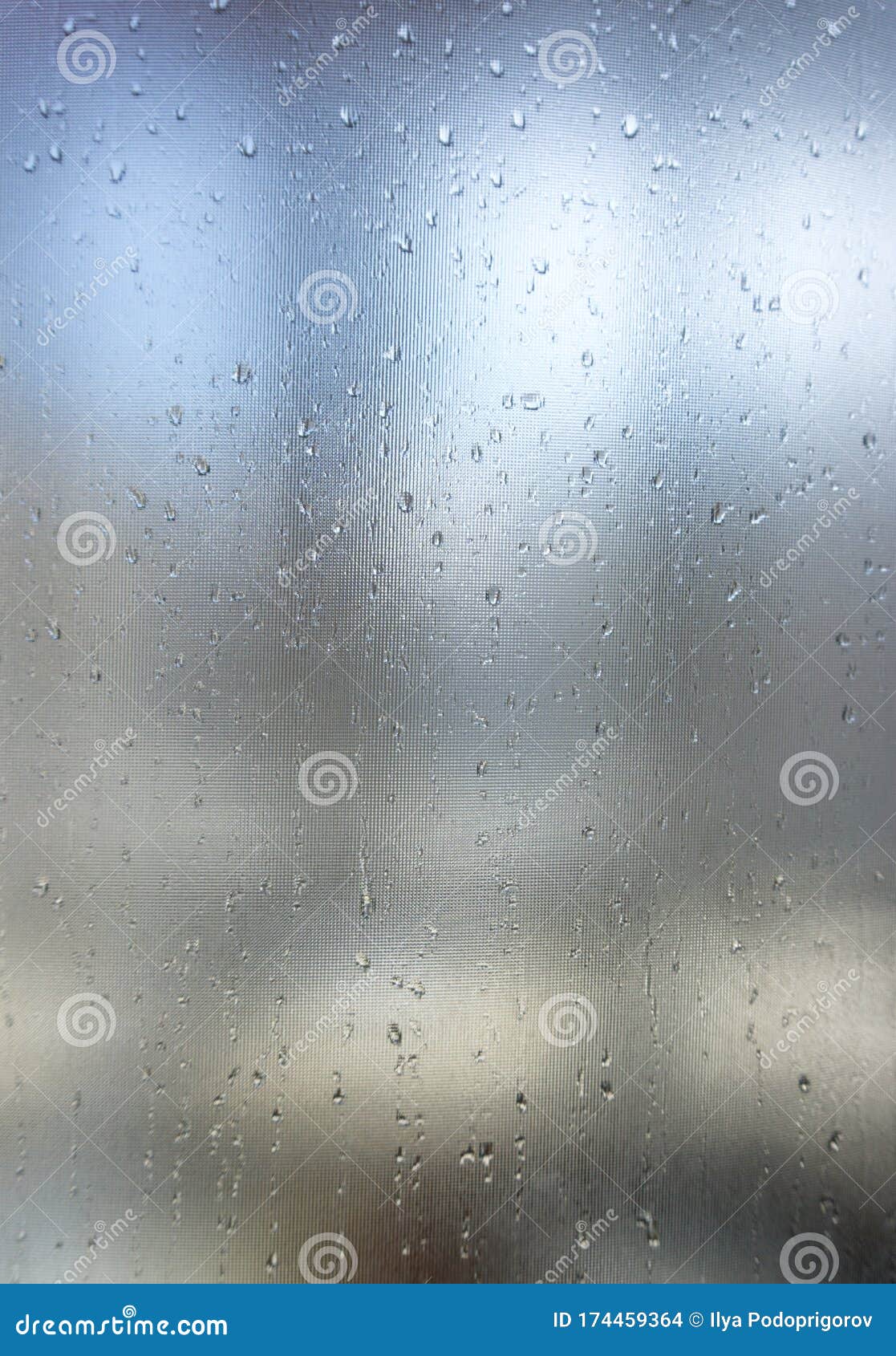 Rain Drops on the Grey Glass Background, Raindrops on Gray Glass ...