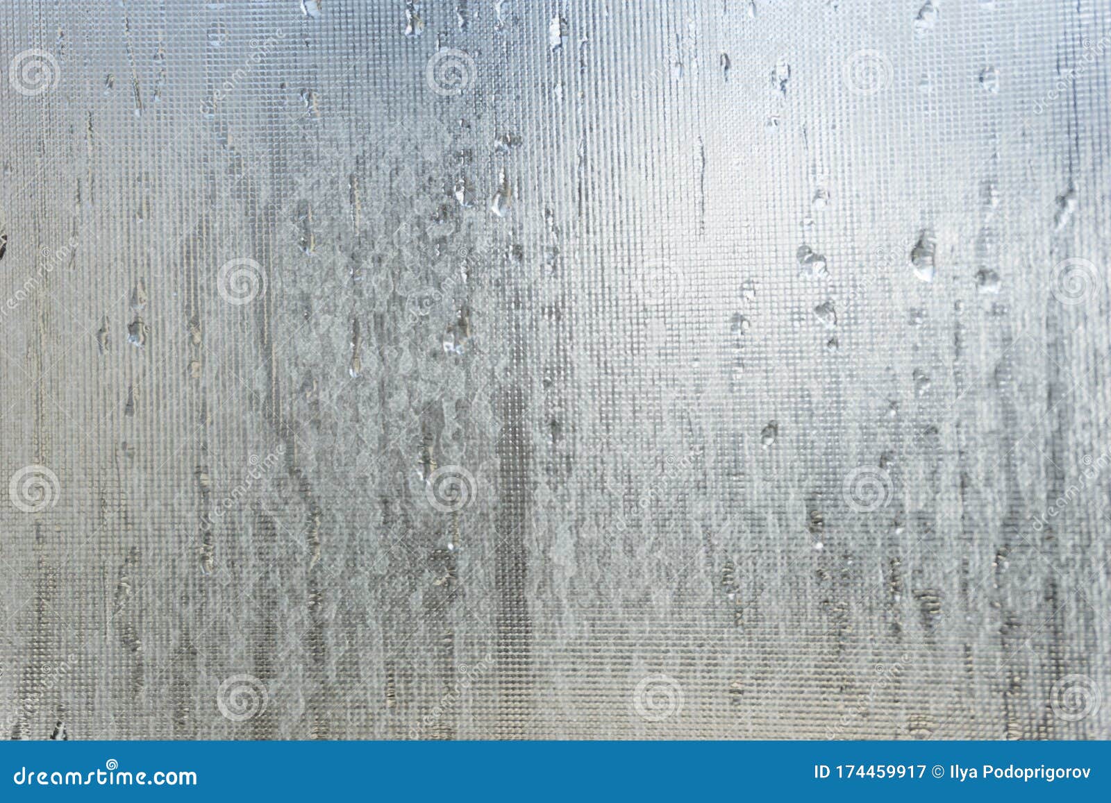 Rain Drops on the Grey Glass Background, Raindrops on Gray Glass ...