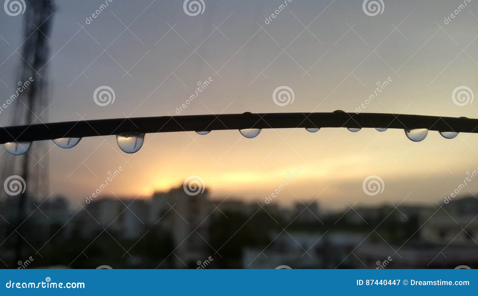 Rain drops with reflection stock image. Image of clothes - 87440447