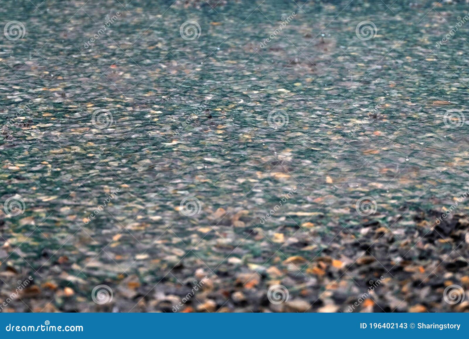 Rain Drops Rippling in a Puddle Stock Image - Image of storm, rain ...