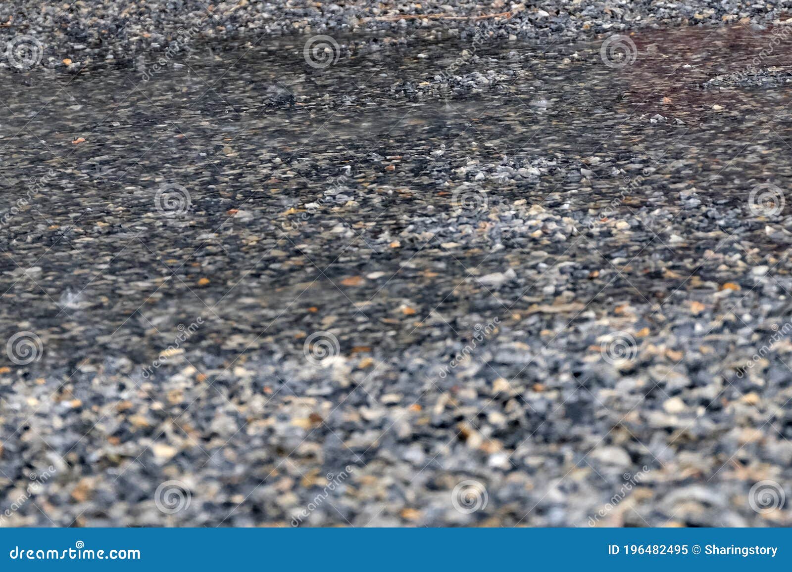 Rain Drops Rippling in a Puddle Stock Image - Image of street ...