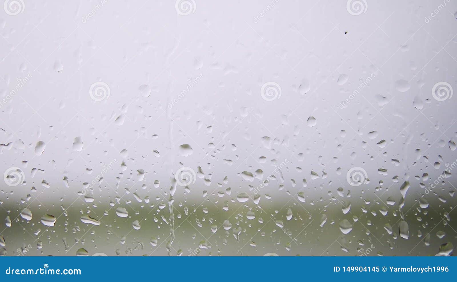 Rain Drops Running Down on a Window Glass Stock Video - Video of glass ...