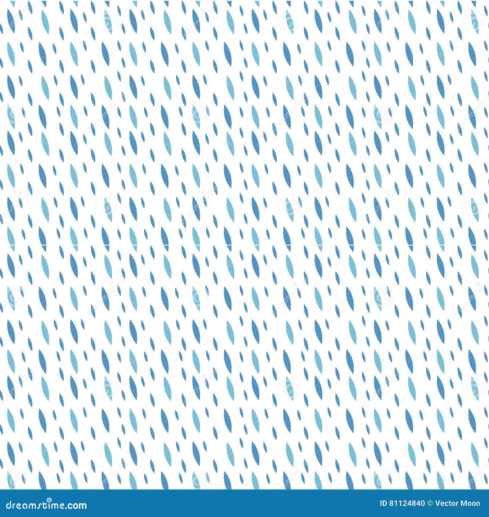 Rain Drops Seamless Pattern Vector Stock Vector - Illustration of ...