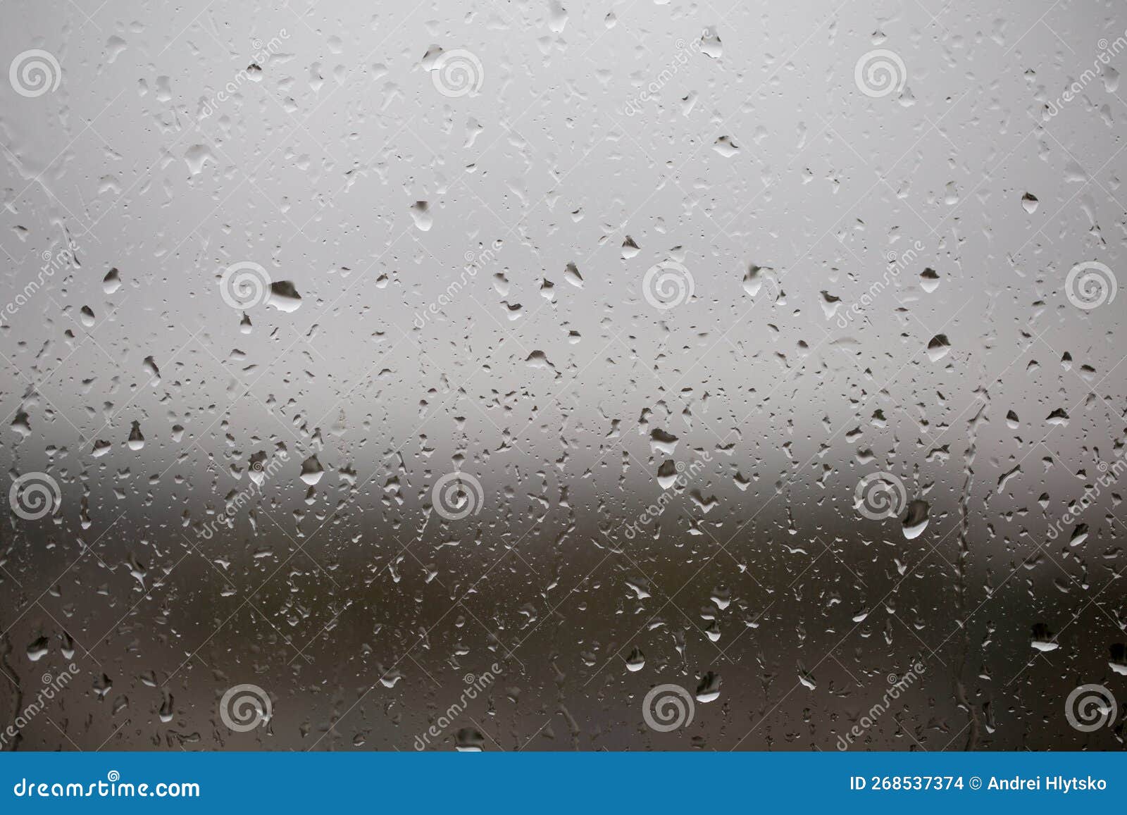 Rain Drops on Transparent Window Glass, Wet Glass Stock Photo - Image ...