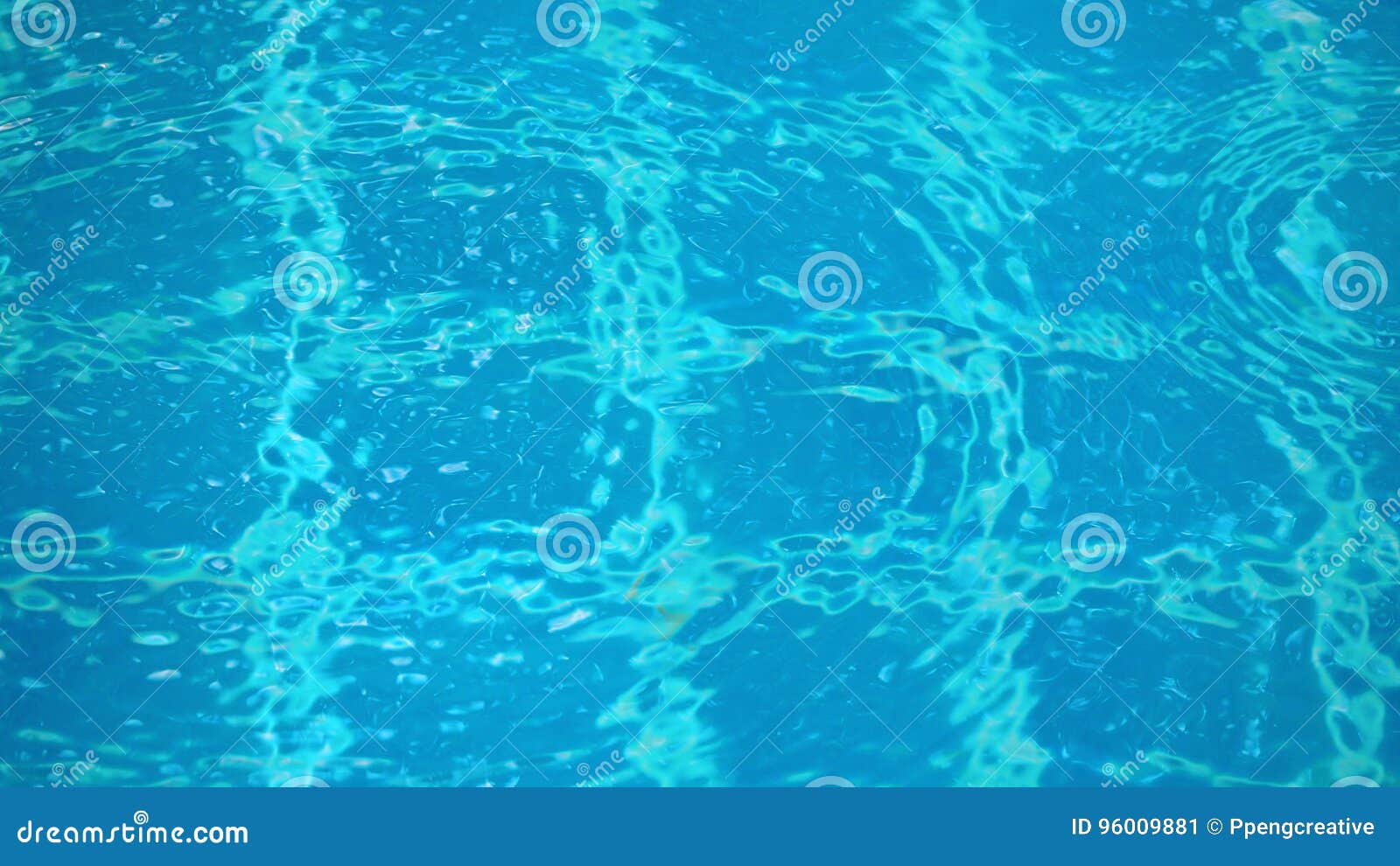 Rain Drops on the Water Pool Stock Image - Image of cool, raindrops ...