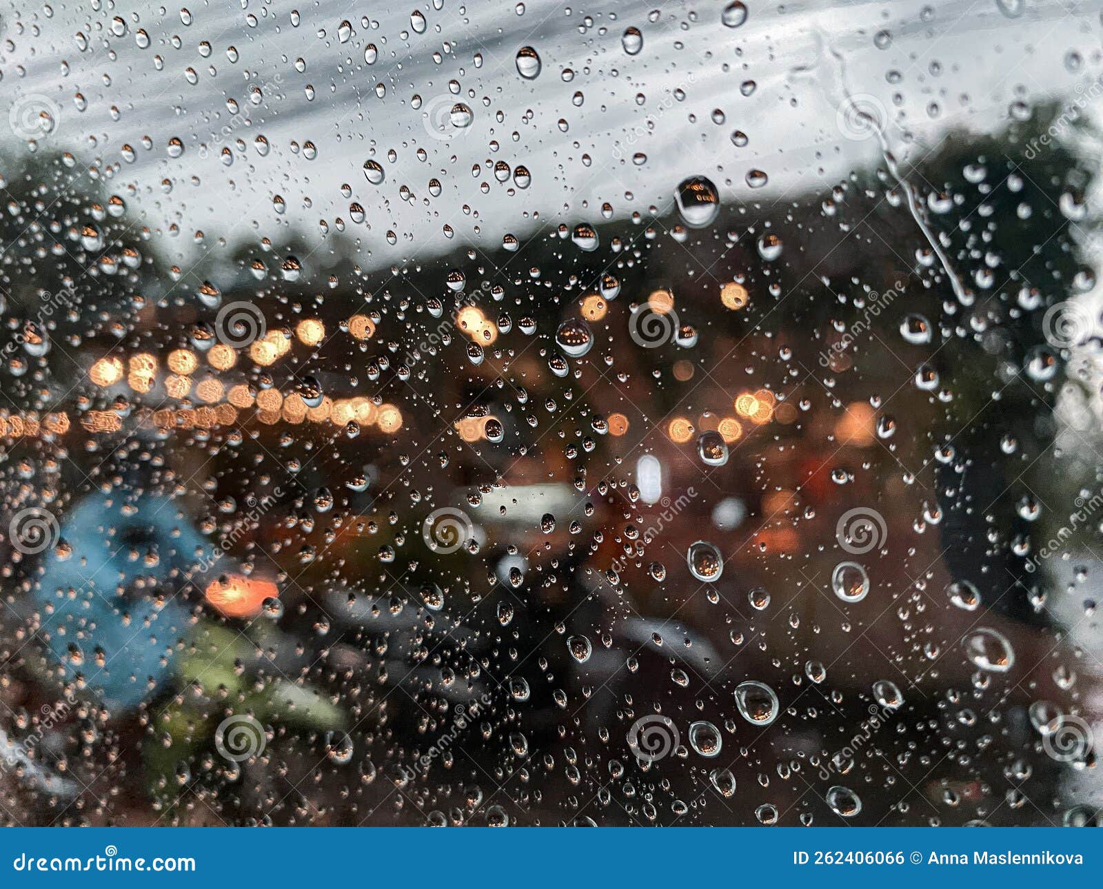 Rain Drops on Window, Bad Weather Stock Photo - Image of backgrounds ...