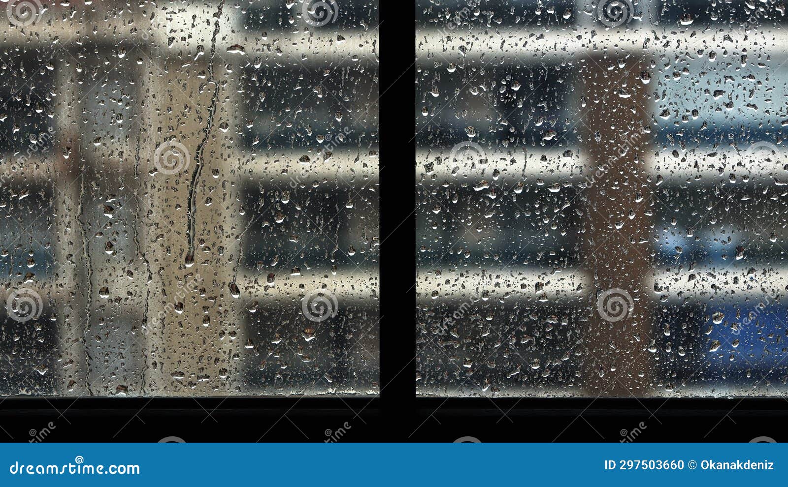 The Rain Drops on Window Glass Stock Footage - Video of bubble ...