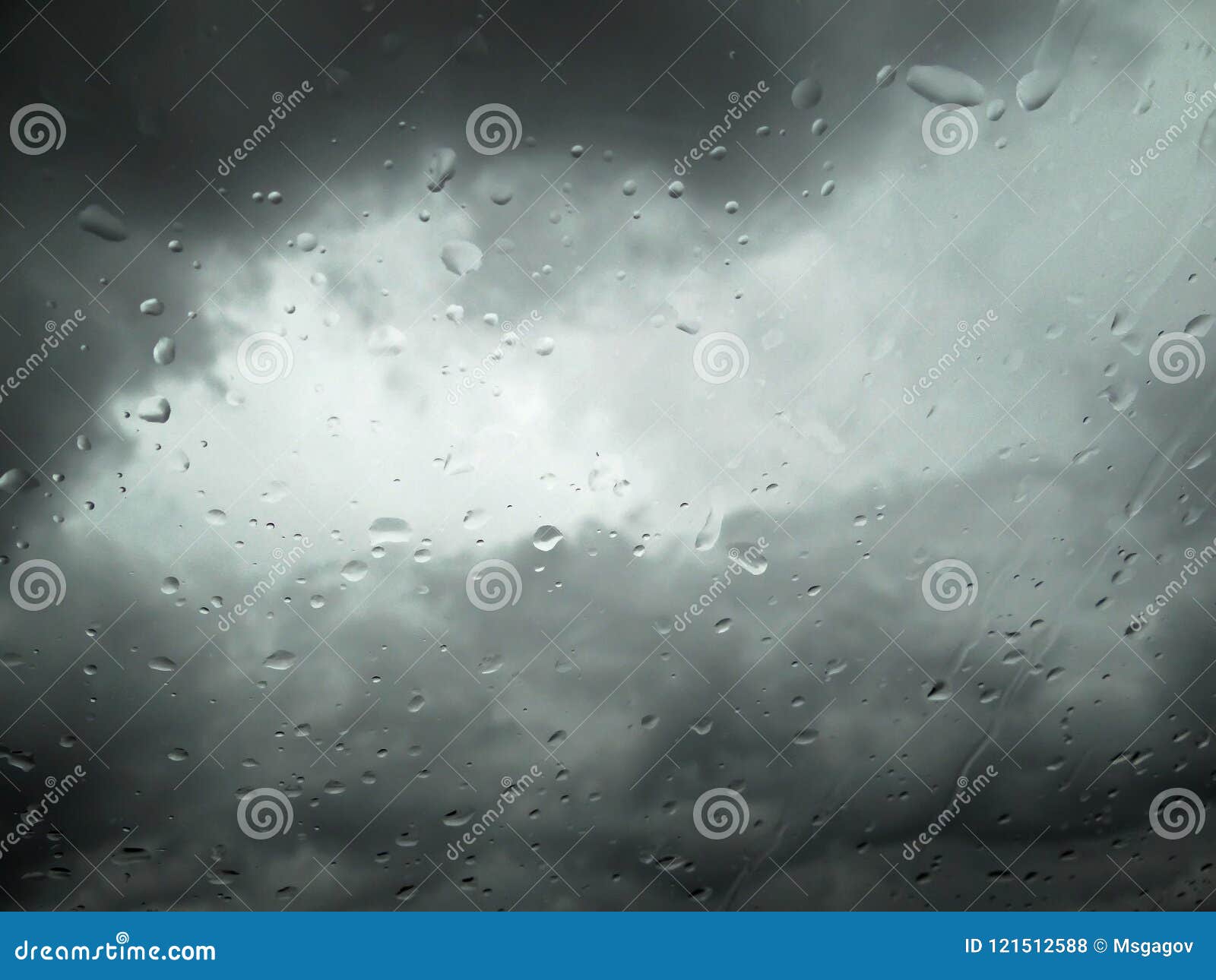 Rain drops on window stock photo. Image of overcast - 121512588