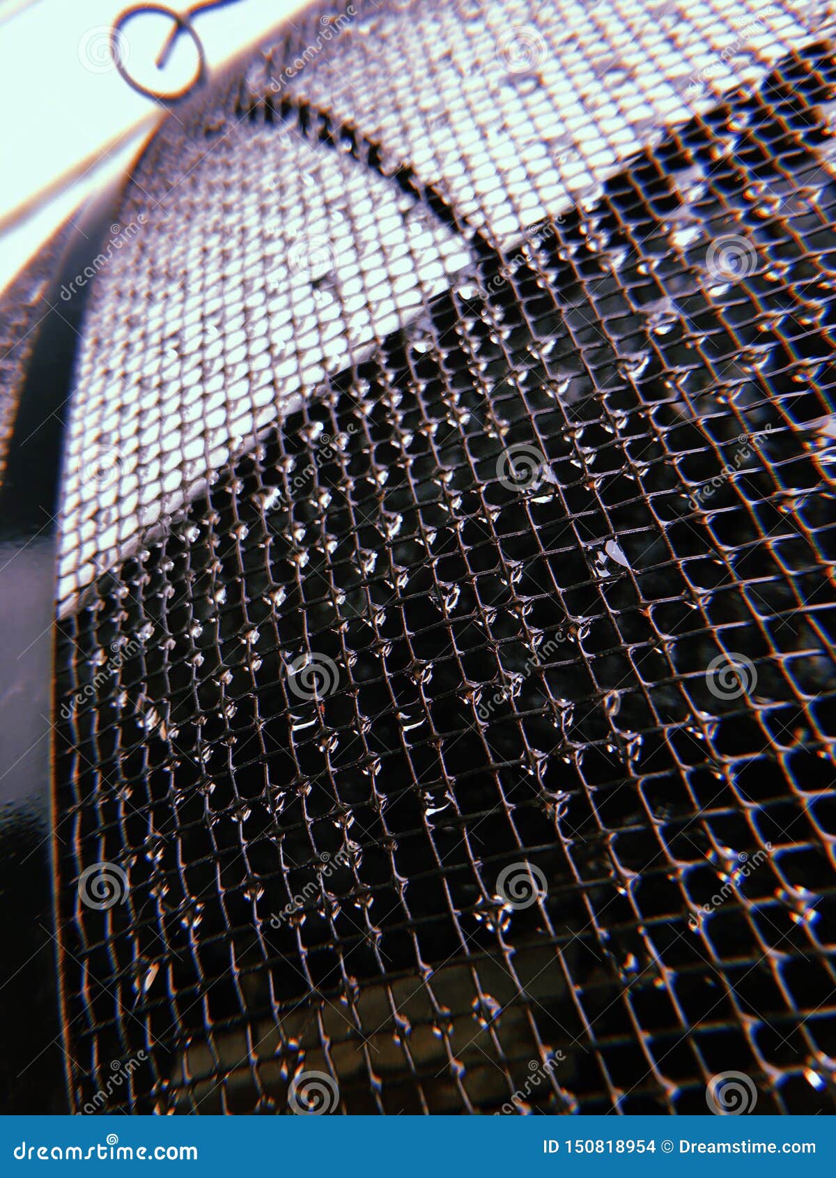 Rain Drops on a Window Screen Stock Photo - Image of thunderstorm ...