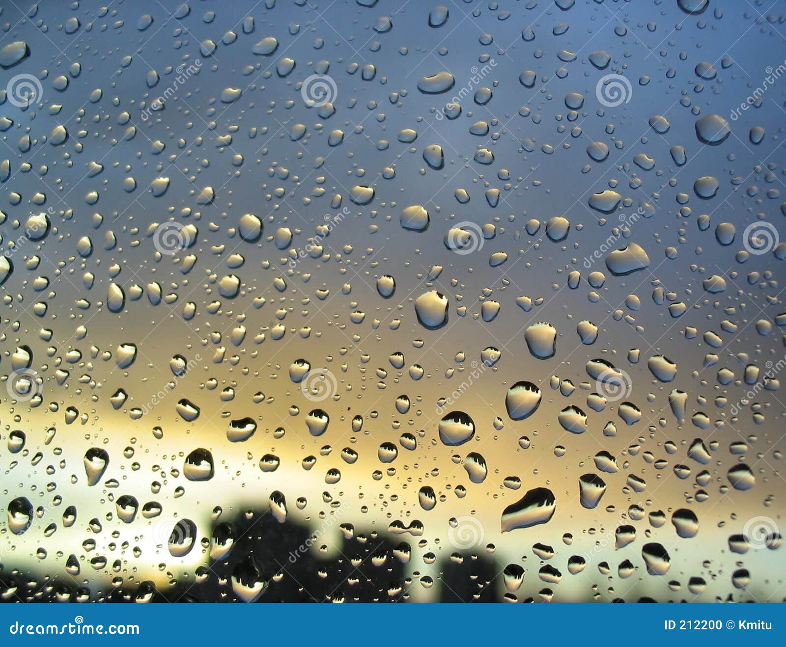 Raindrops On Window Wallpaper