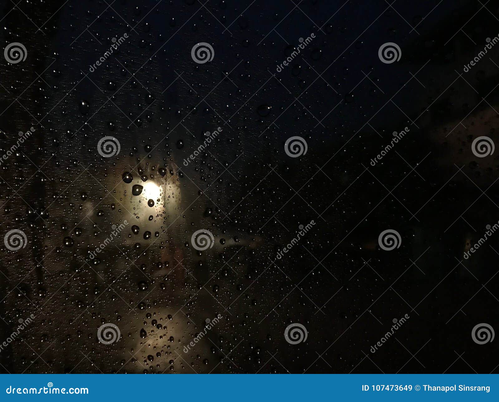 Rain Drops on the Windshield Stock Image - Image of windscreen, clean ...
