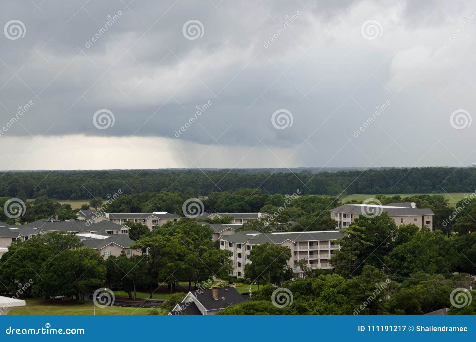 Rain falling from clouds stock image. Image of water - 111191217
