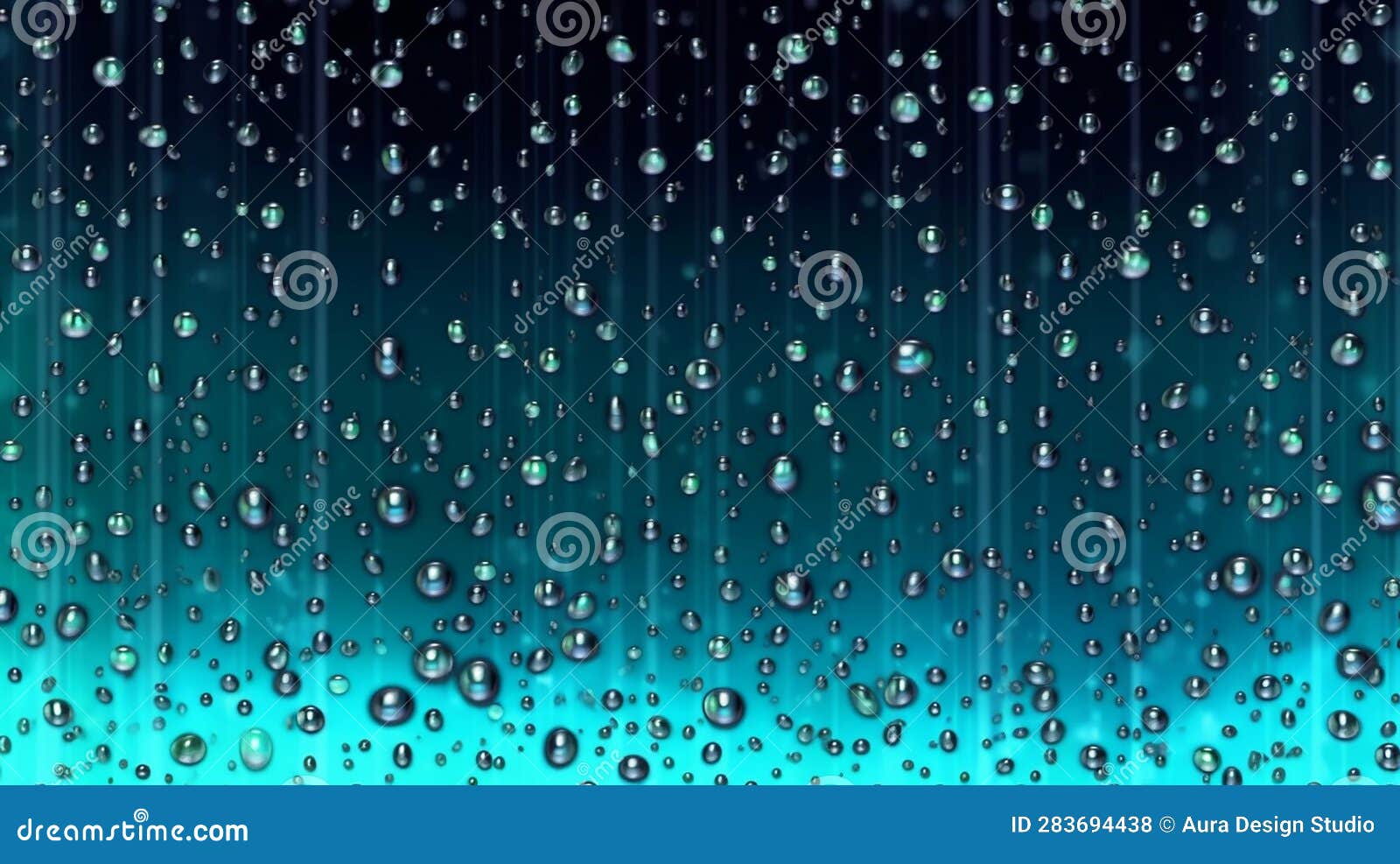 Drops And Ripples. Circular Wave On Water Surface. Falling Dripping ...