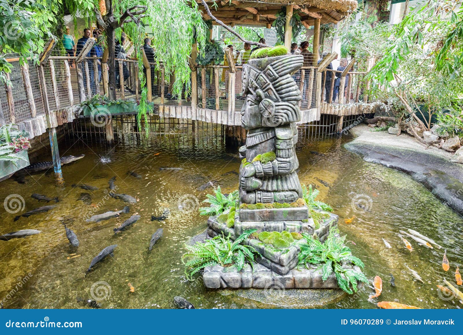 Rain Forest at Tropicarium, Budapest - Hungary Editorial Stock Image ...