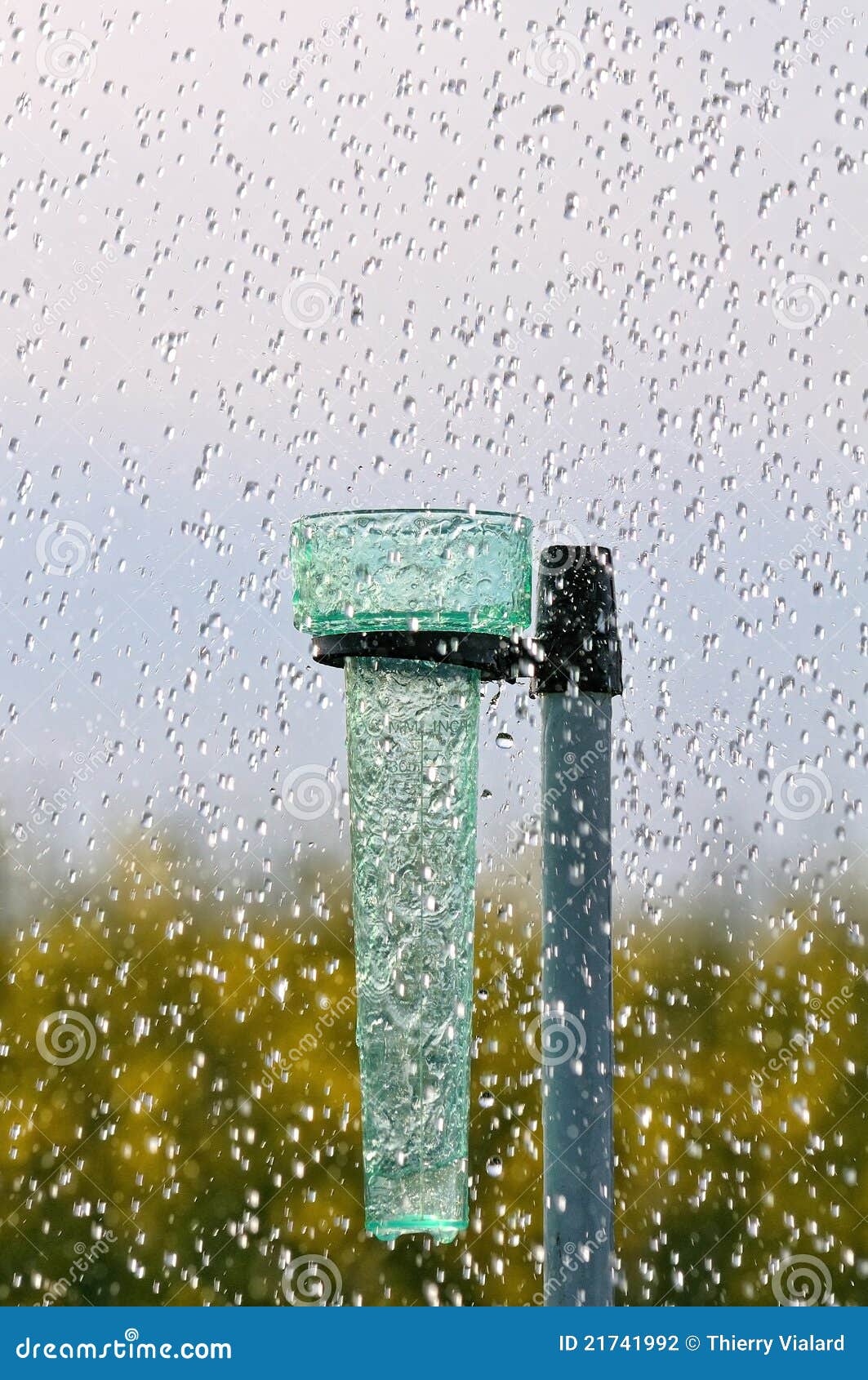 Rain gauge three stock photo. Image of drops, gauge, flowing - 21741992