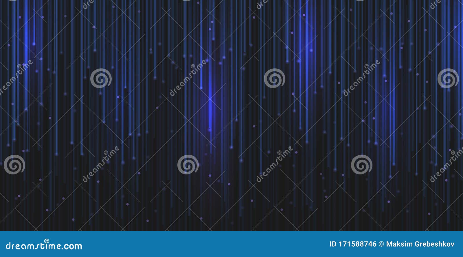 Rain Glitter Particles with Magic Light Sparks Falling Stock Photo ...