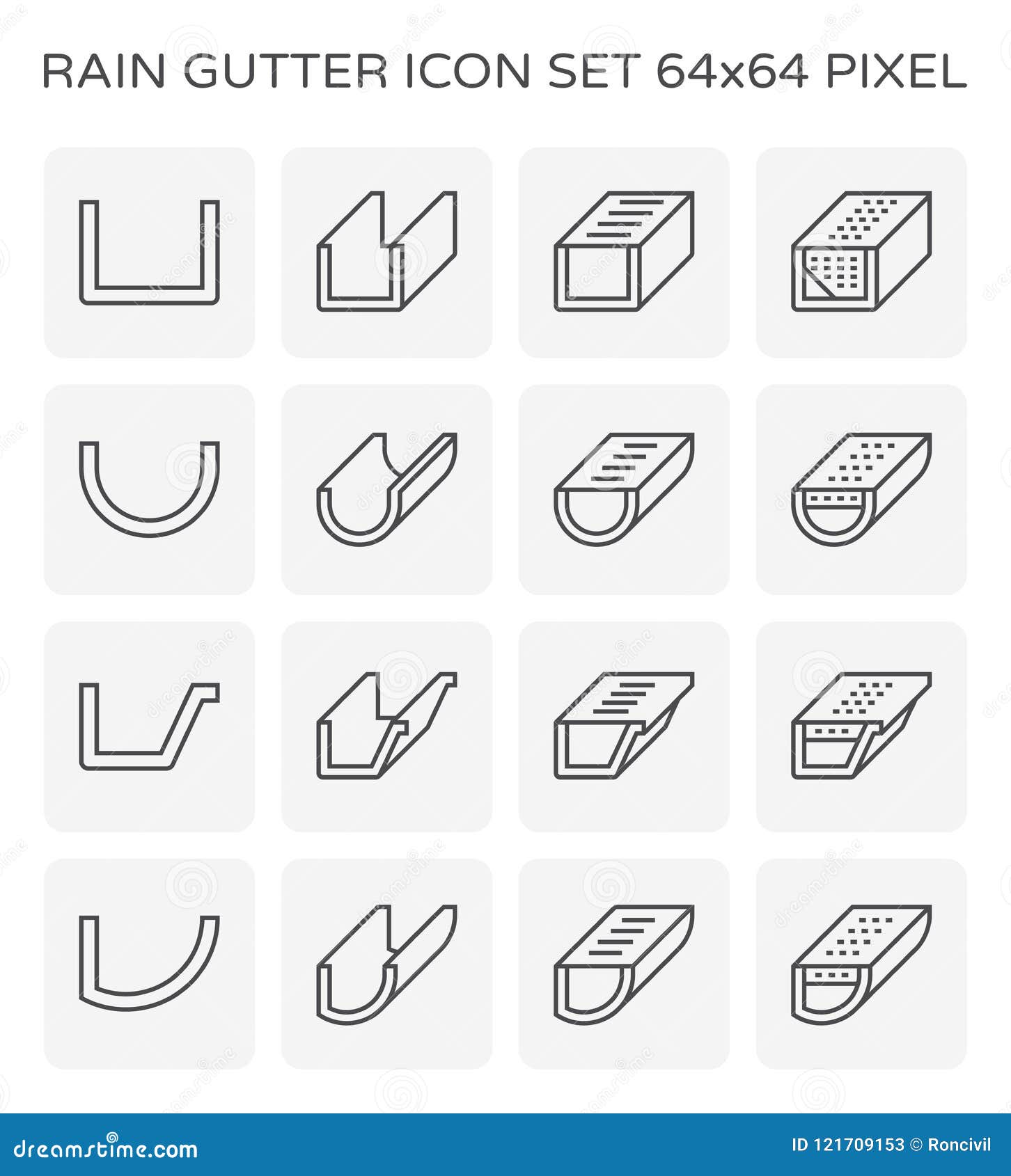 Rain Gutter And House Roof Logo Template. Roof Downspout Vector Design ...